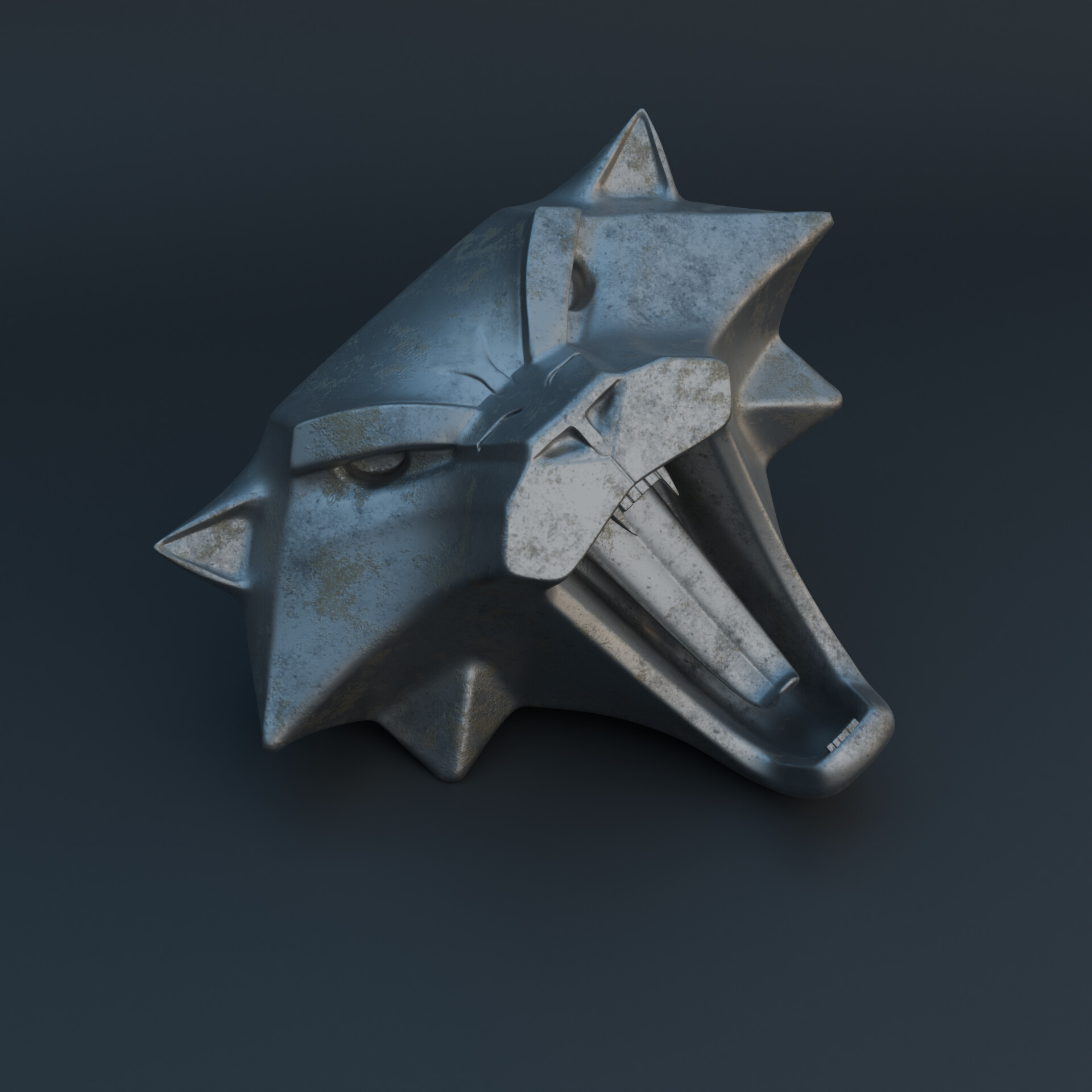 ArtStation - Amulet of cat school from "The Witcher"