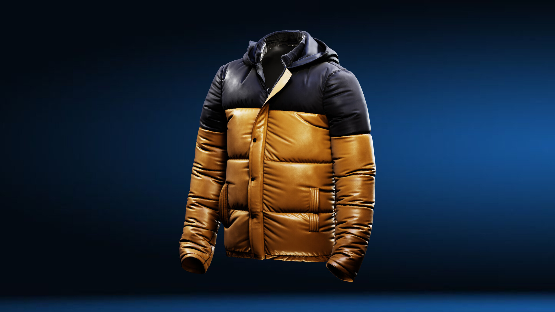 ArtStation - Man 's Puffer Jacket