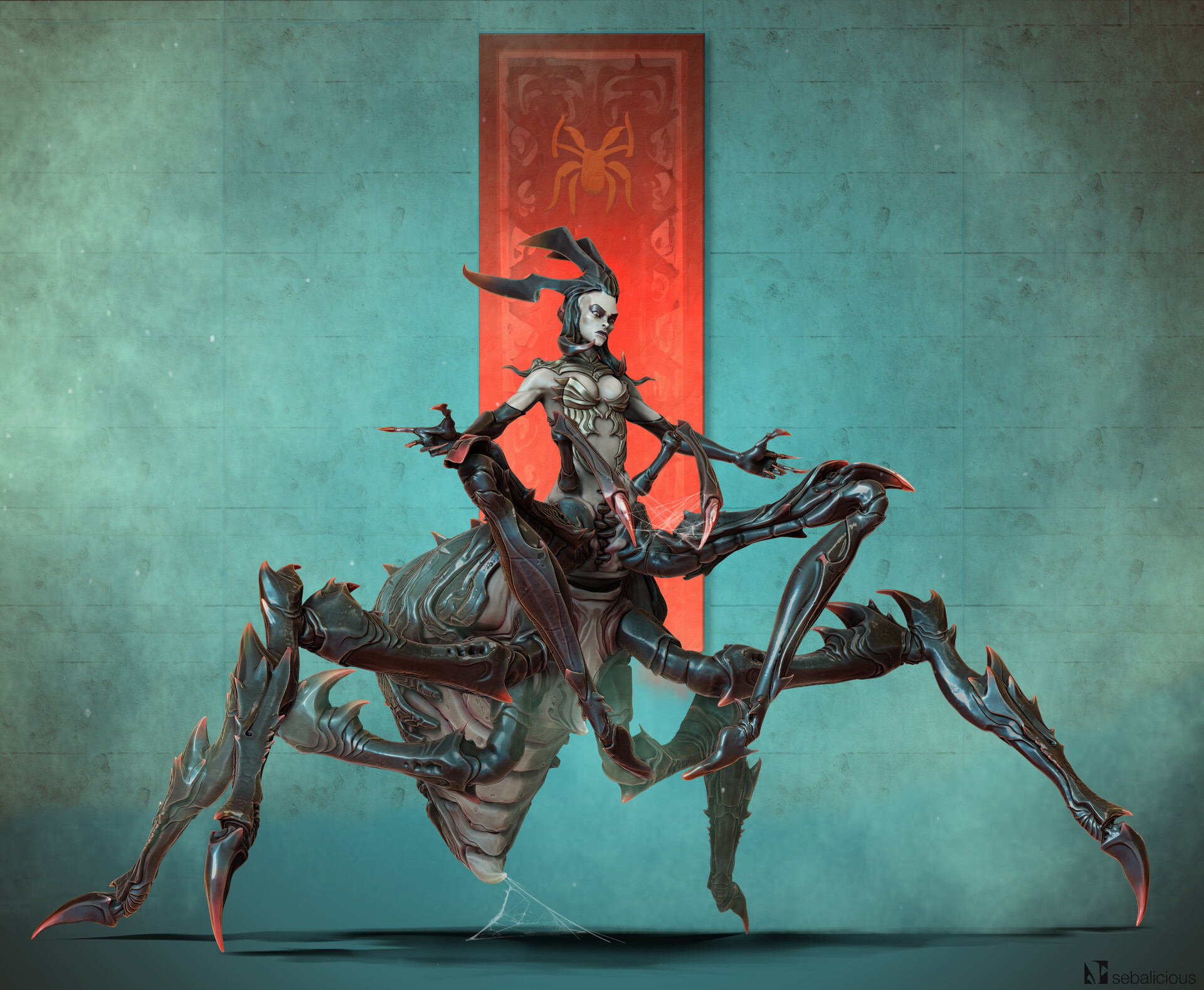 Artstation Spider Queen Fan Art