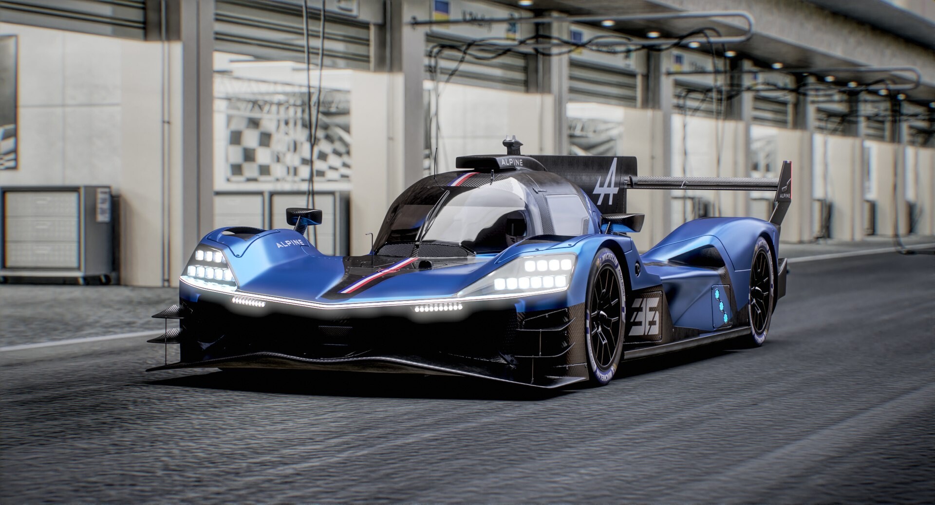 ArtStation - Alpine A424 Endurance Team WEC LMH Season 2024 Race Car PBR 3D model