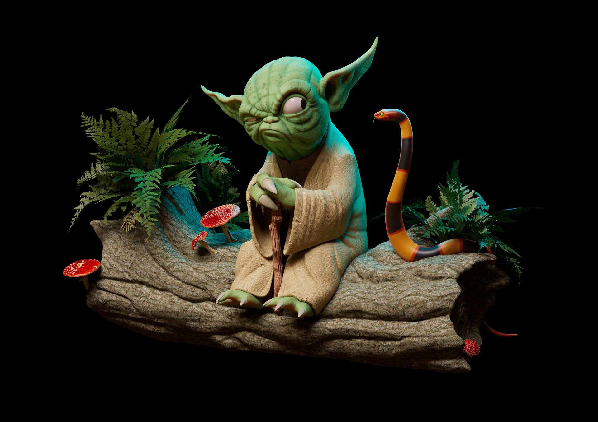 ArtStation - Yoda by BobQ