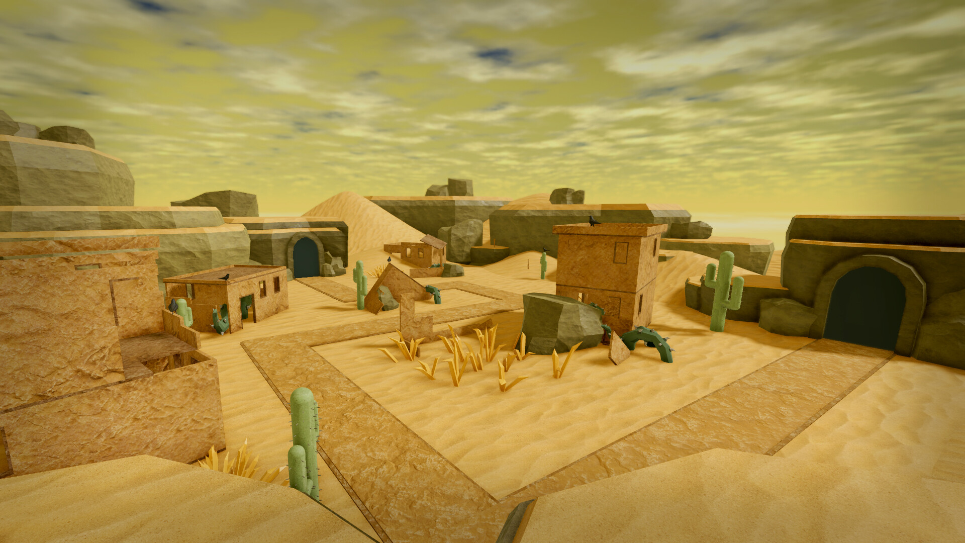 ArtStation - Tower Defense Project - Apocalypse Map