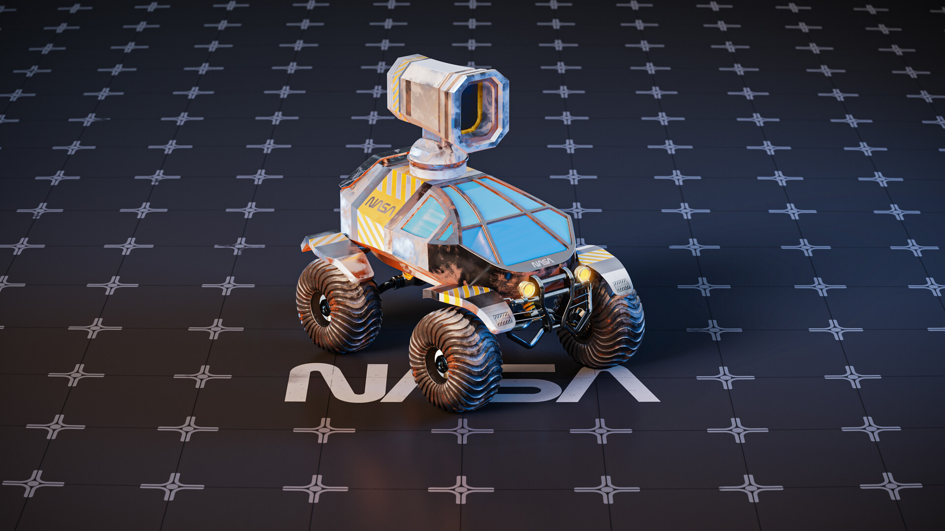 ArtStation - Stylized Mars Rover