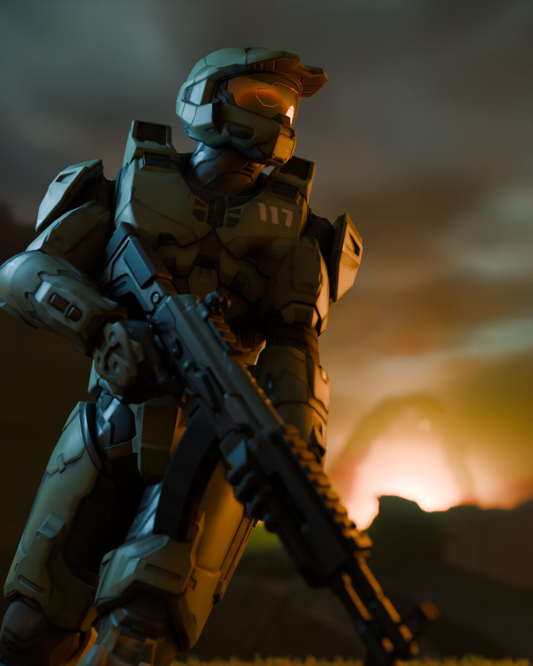 ArtStation - Master Chief (Halo 3)