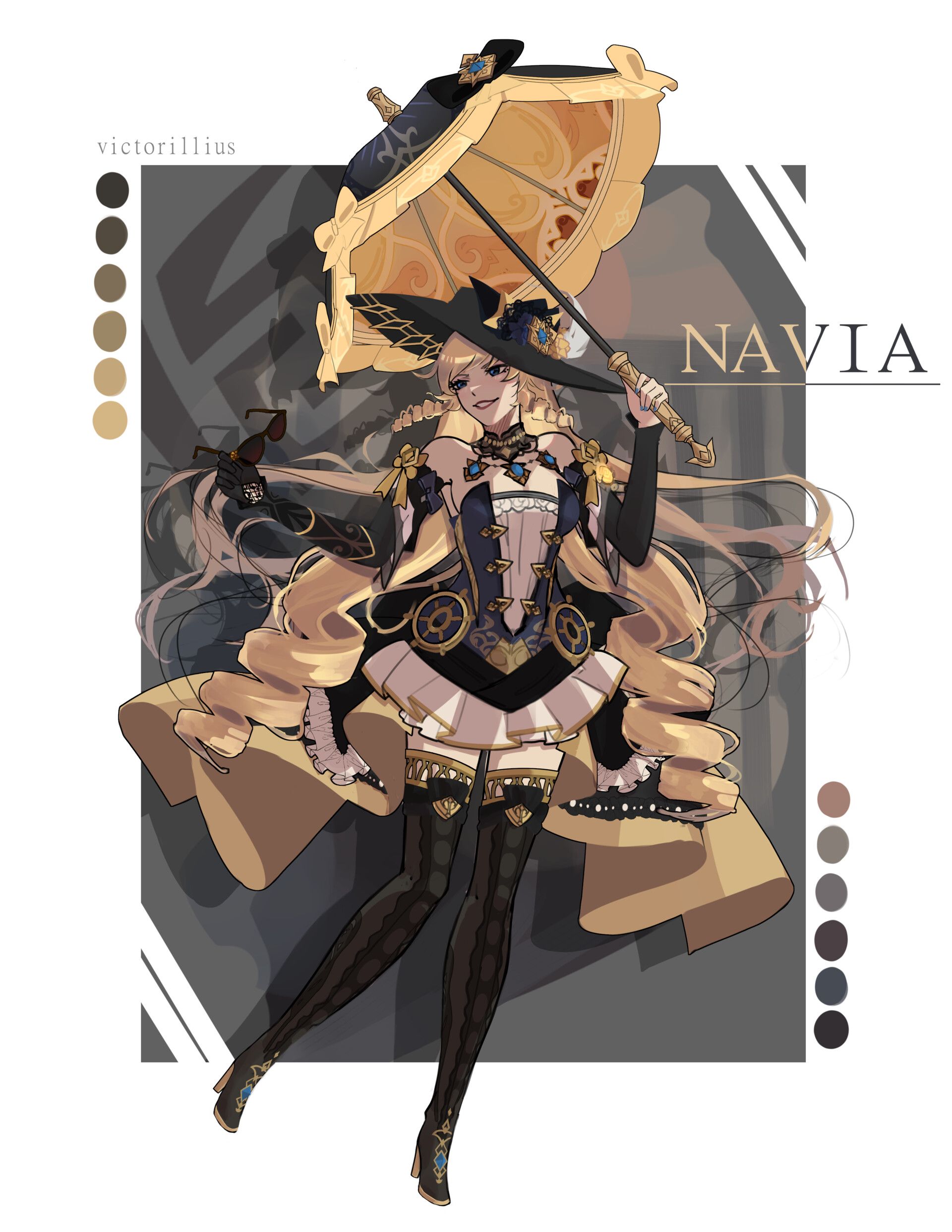 ArtStation - Navia fulldbody illustration