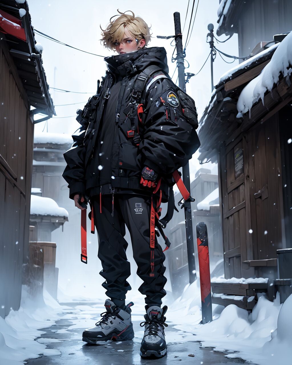 4K Anime Reference Art for Artists and Enthusiasts - 229 Snowboarding ...