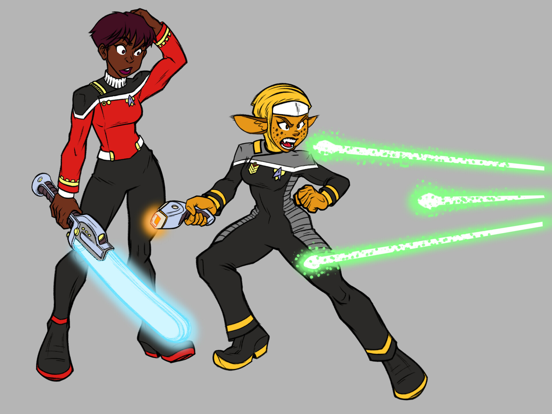 ArtStation - Star Trek Shield and Baton