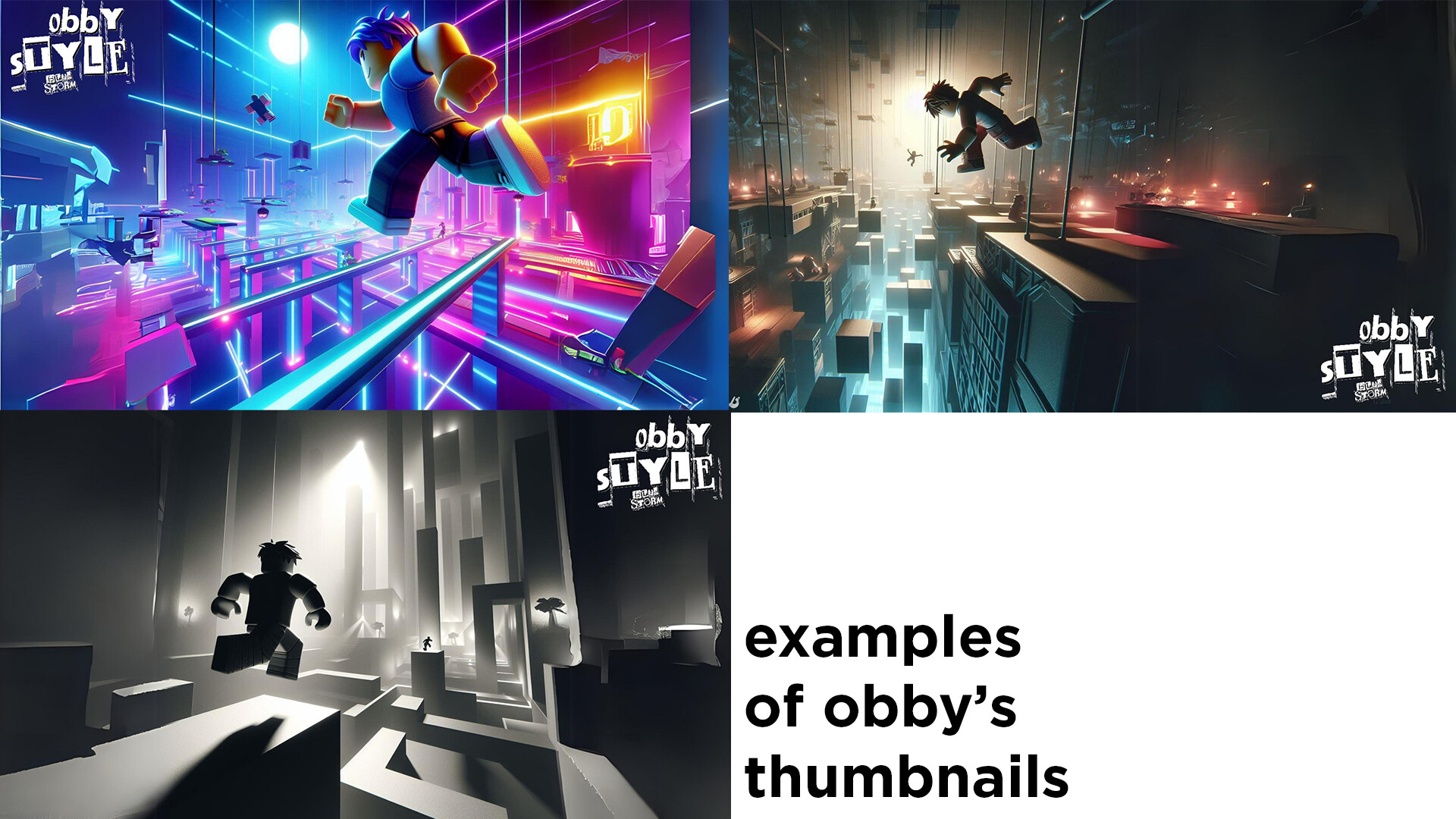 ArtStation - Obby Thumbnail Style