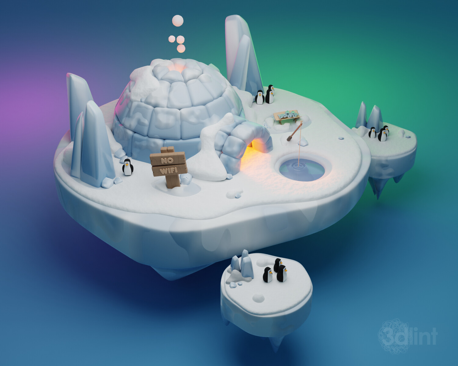 ArtStation - Igloo (Blender 3D)