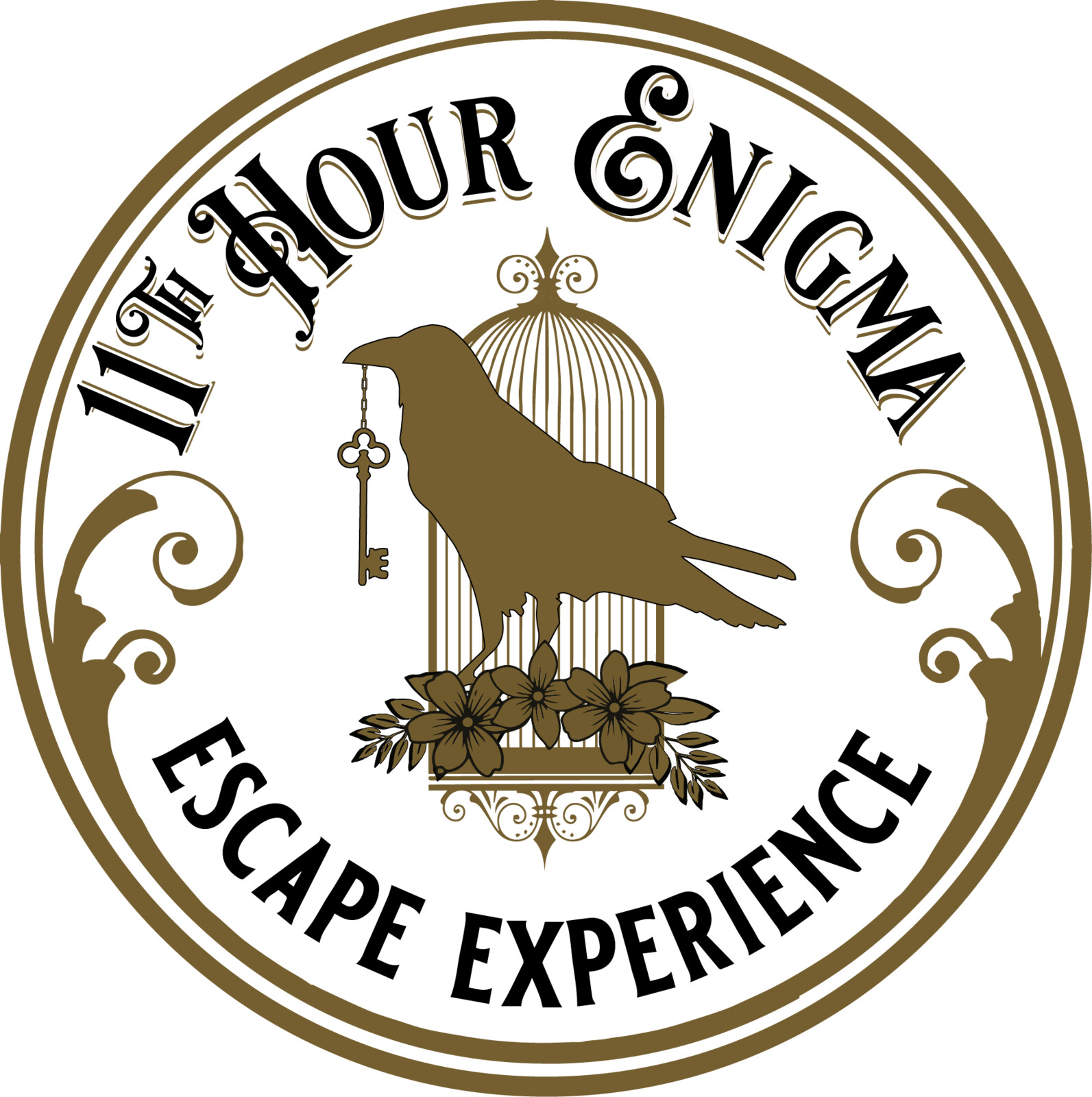 Grace Hammons - Logo & Branding: Eleventh Hour Engima Escape Experience