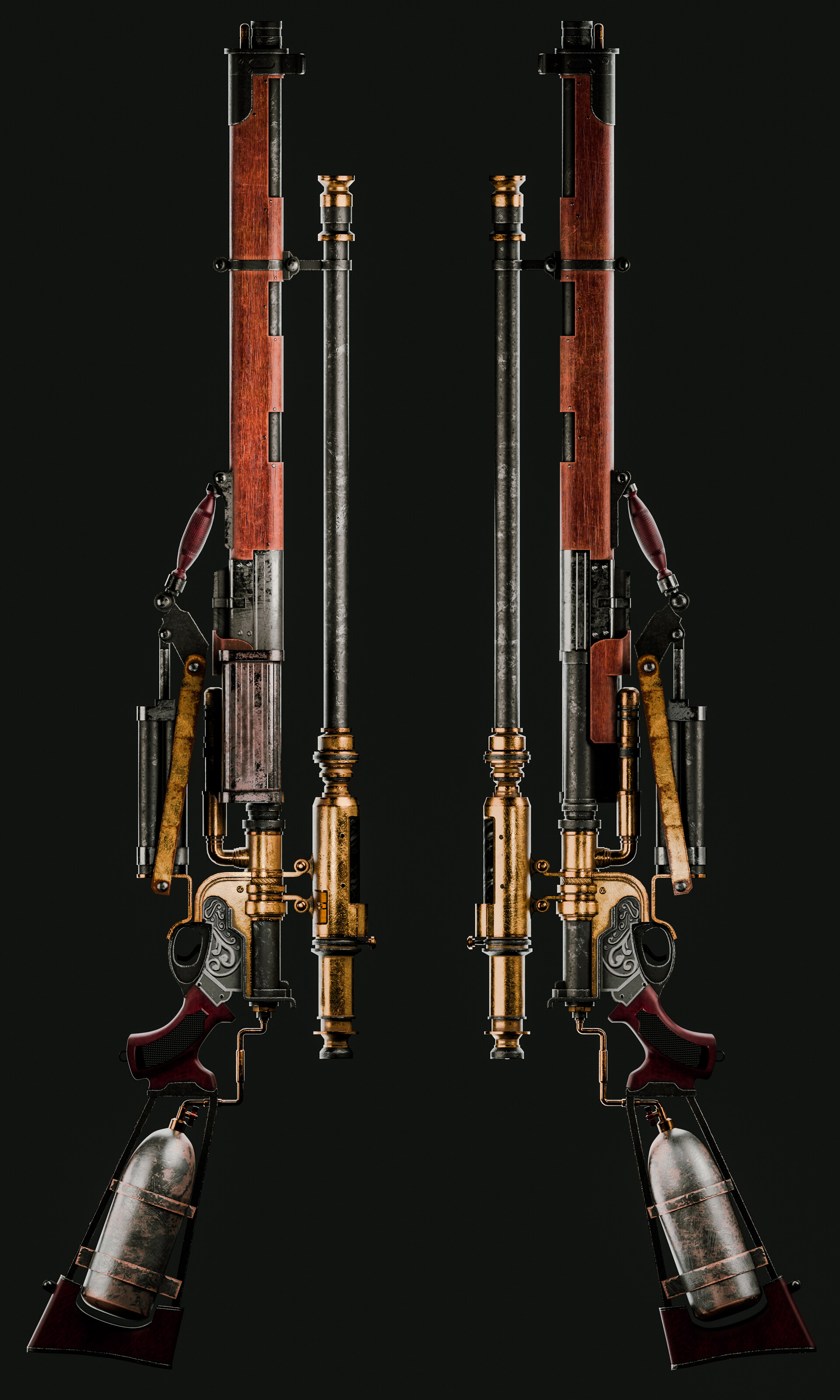 ArtStation - Pneumatic Rifle Gun