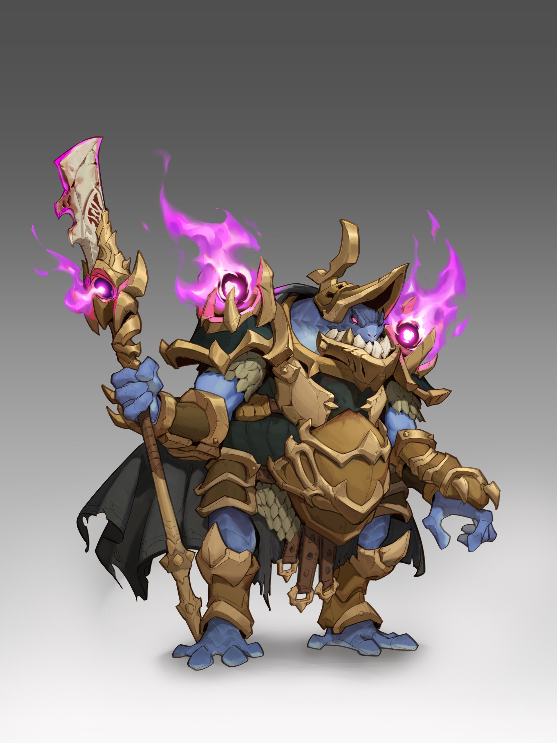 ArtStation - frog demon