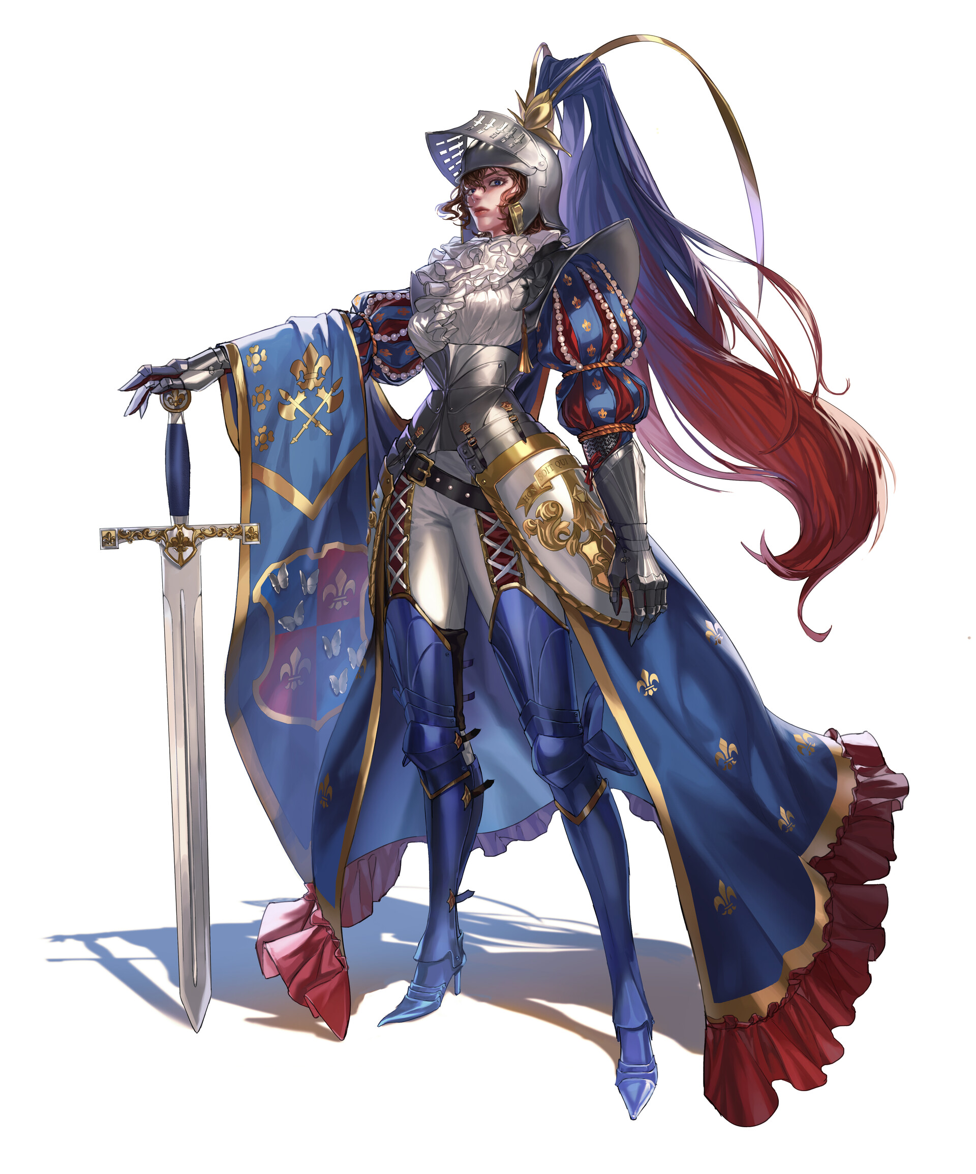 ArtStation - Blue Butterfly/ knight