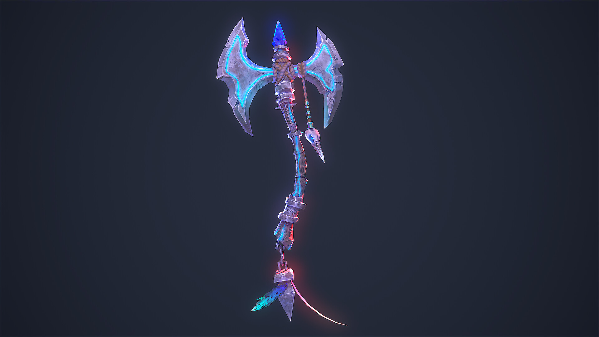 ArtStation - test task "hand-paint texture for an axe"