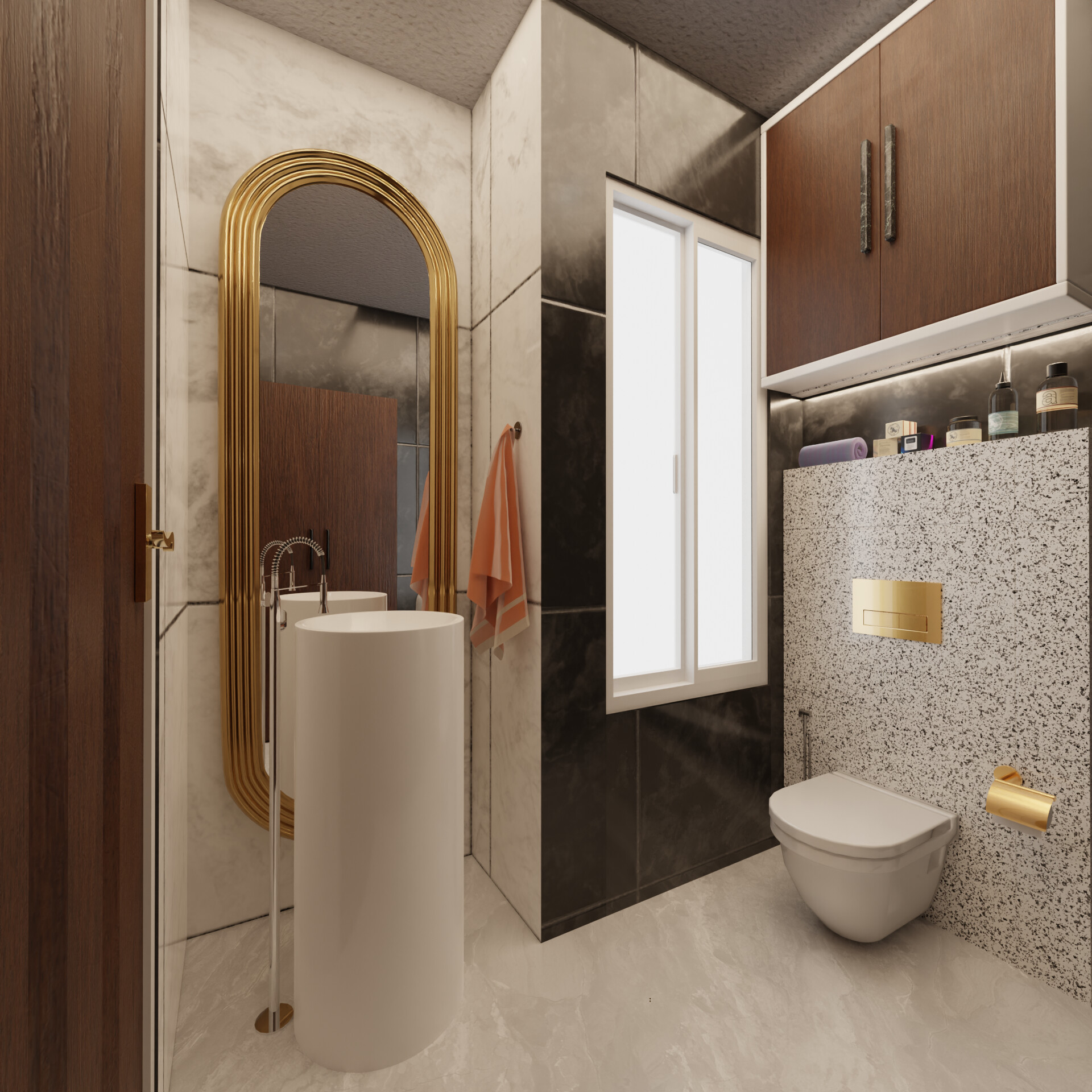 ArtStation - Washroom interior concept