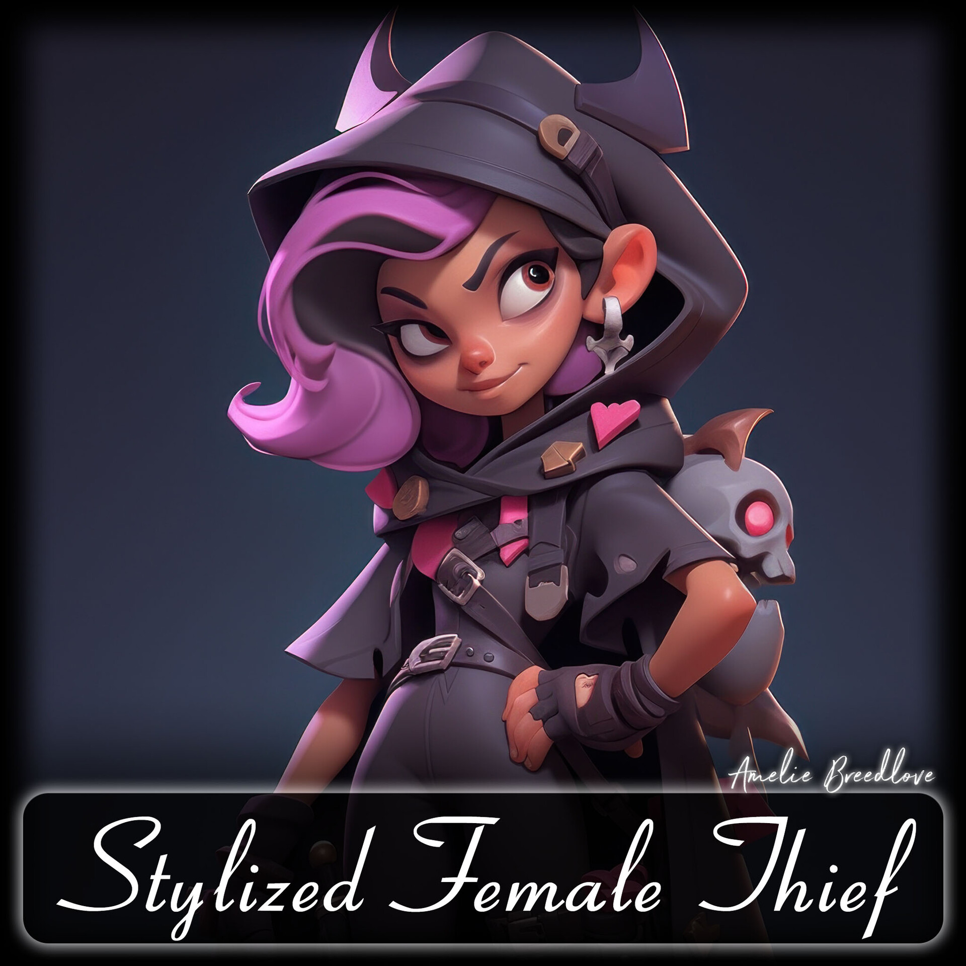 ArtStation - 200 Stylized Female Thief Reference Pack | 4K | v.4