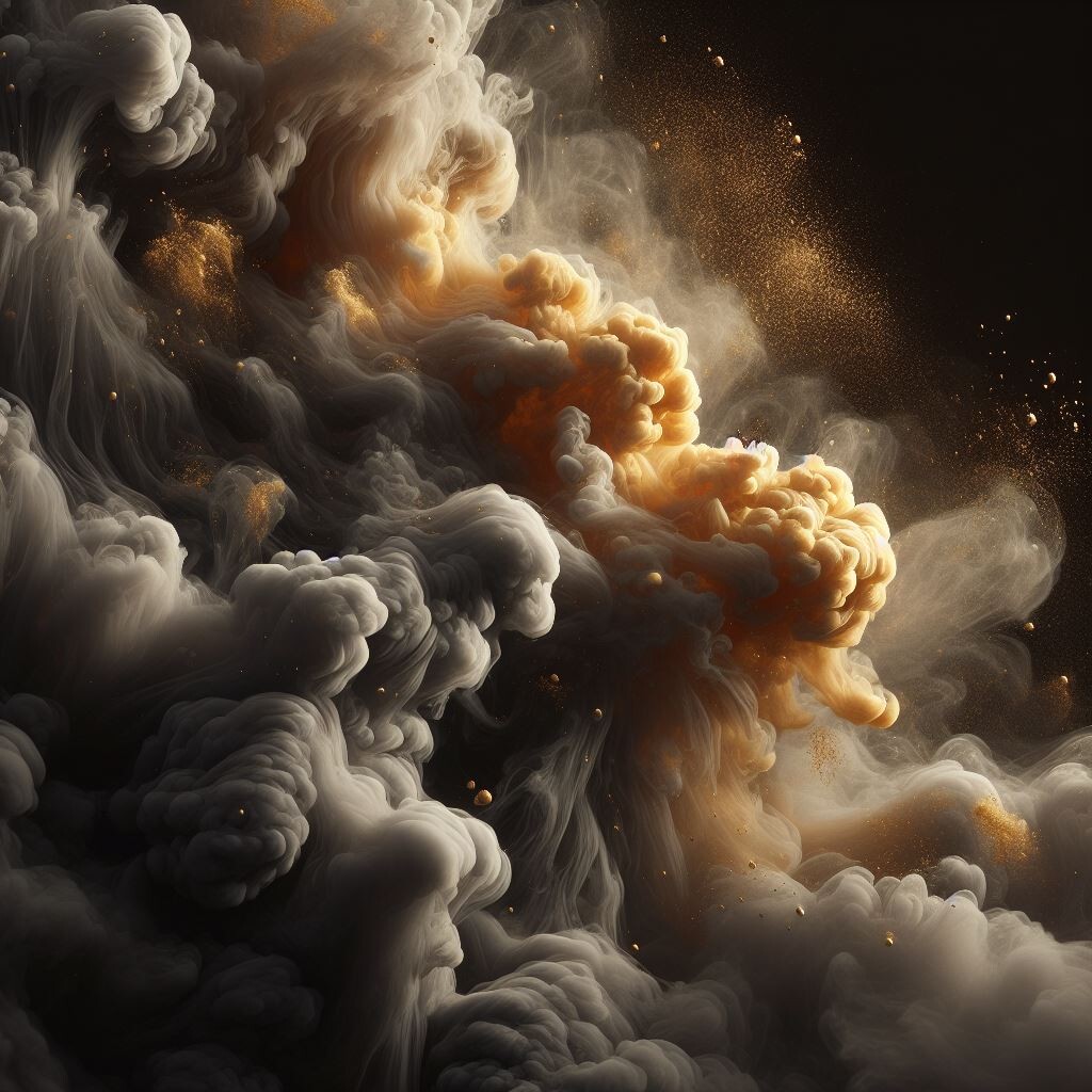 ArtStation - Experiments with smoke + tiger