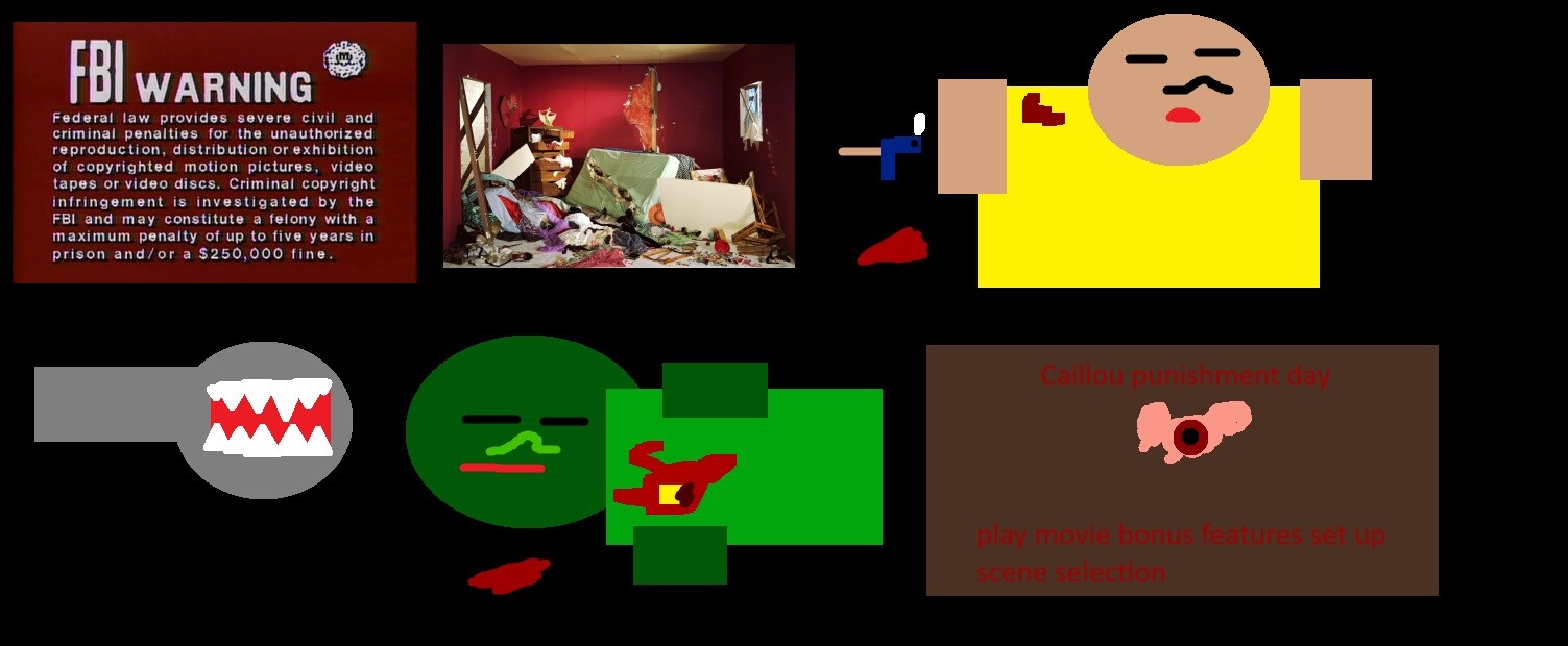 ArtStation - boris gets grounded lost movie Caillou punishment day