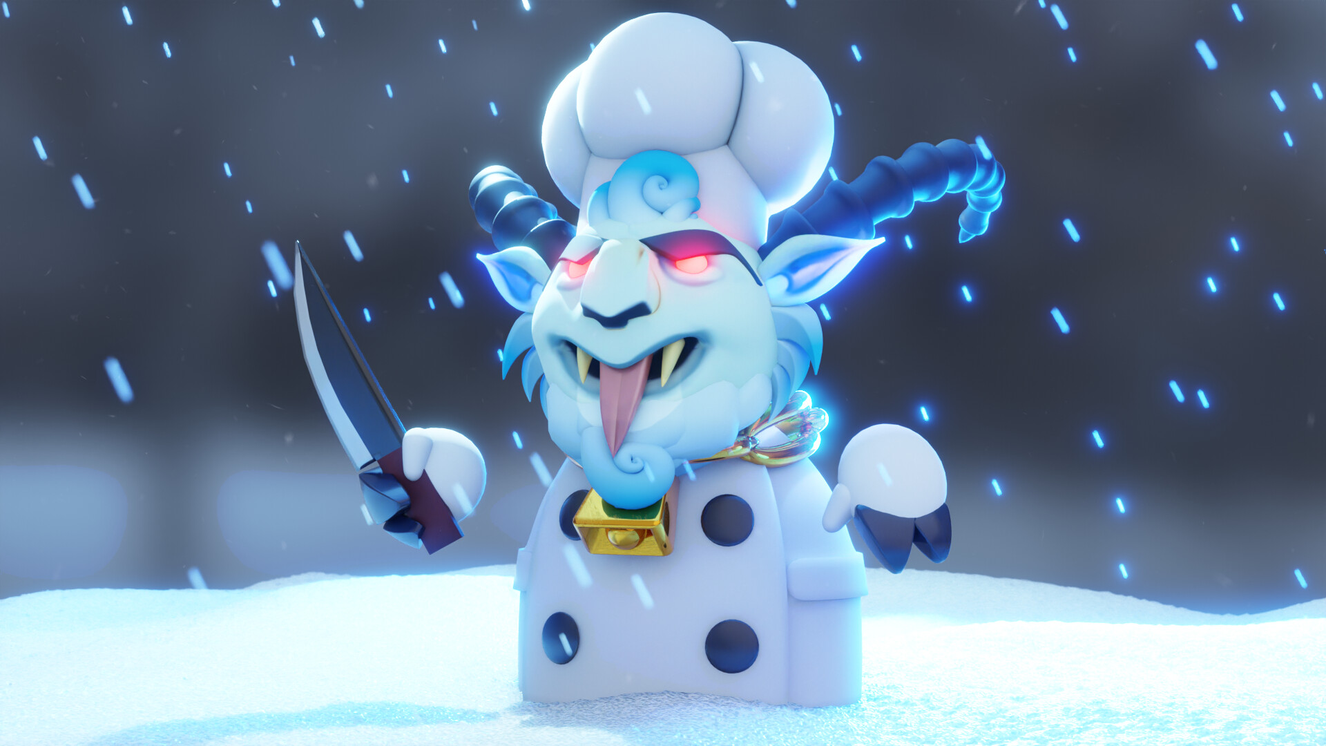ArtStation - Overcooked - Krampus