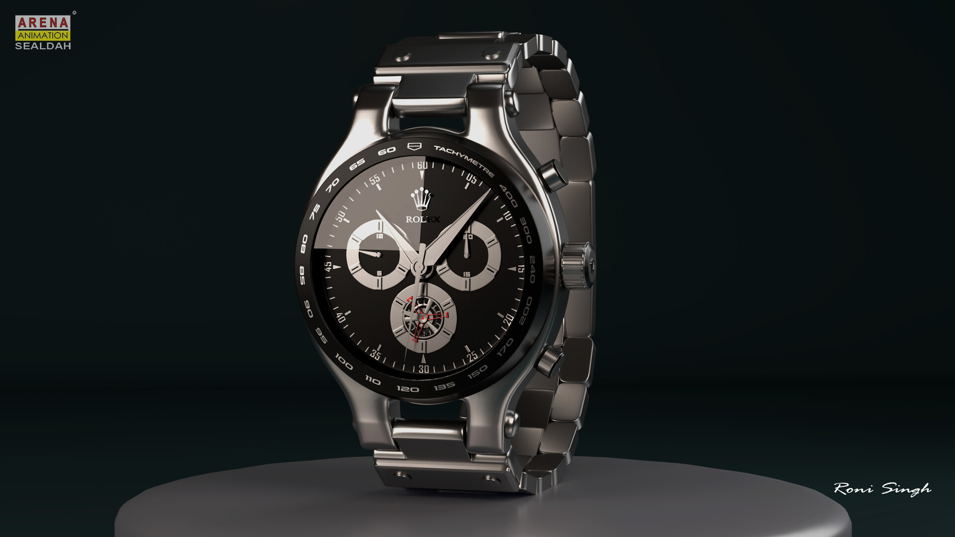Roni Singh - 3D WRIST WATCH , ROLEX WATCH