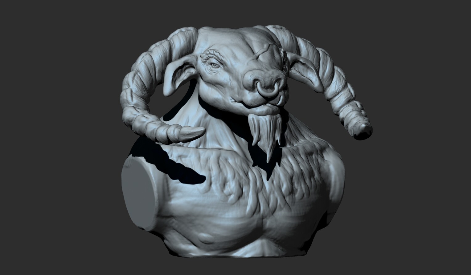 ArtStation - ZBrush Minotaur Bust Model