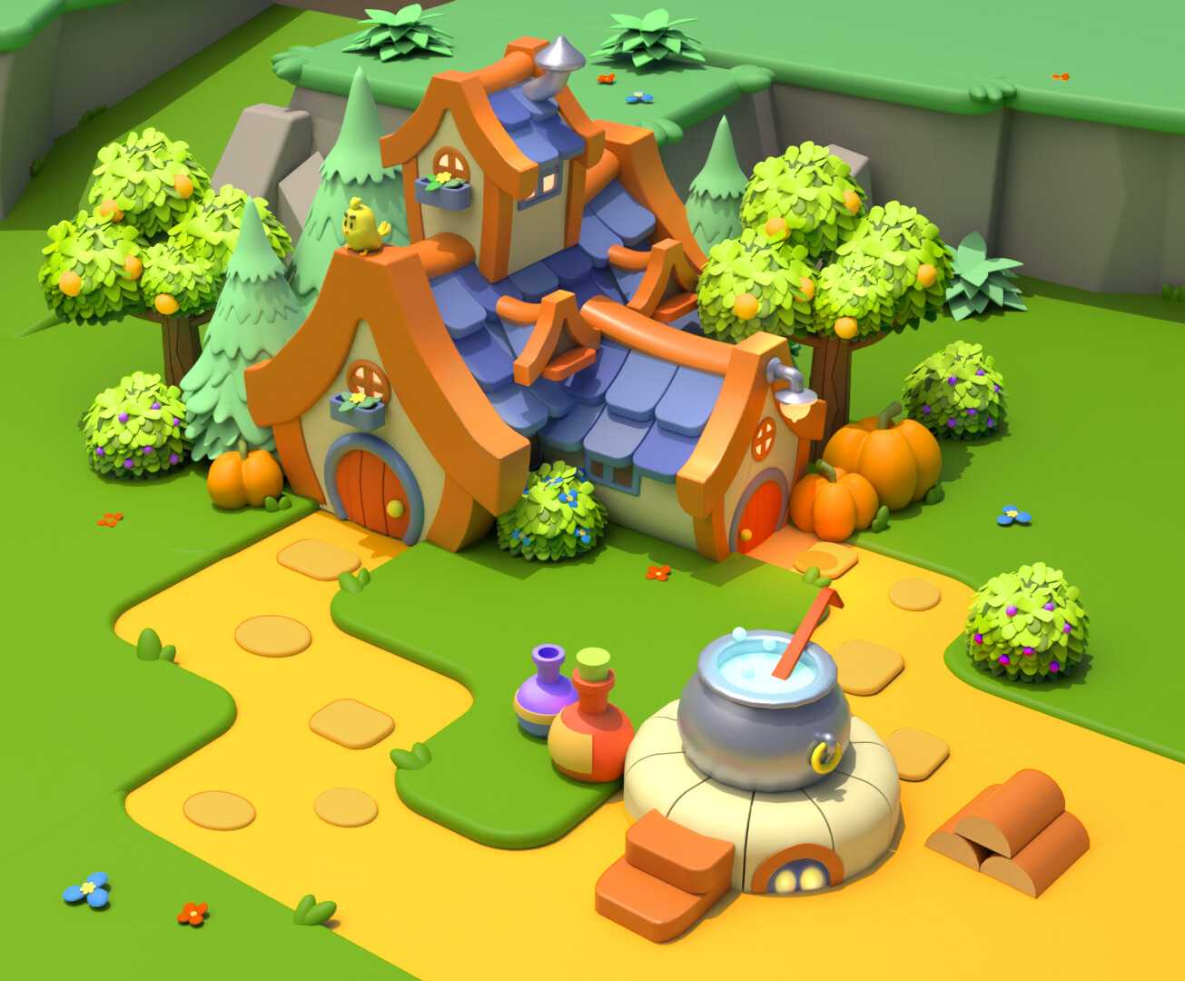 ArtStation - Wizard House