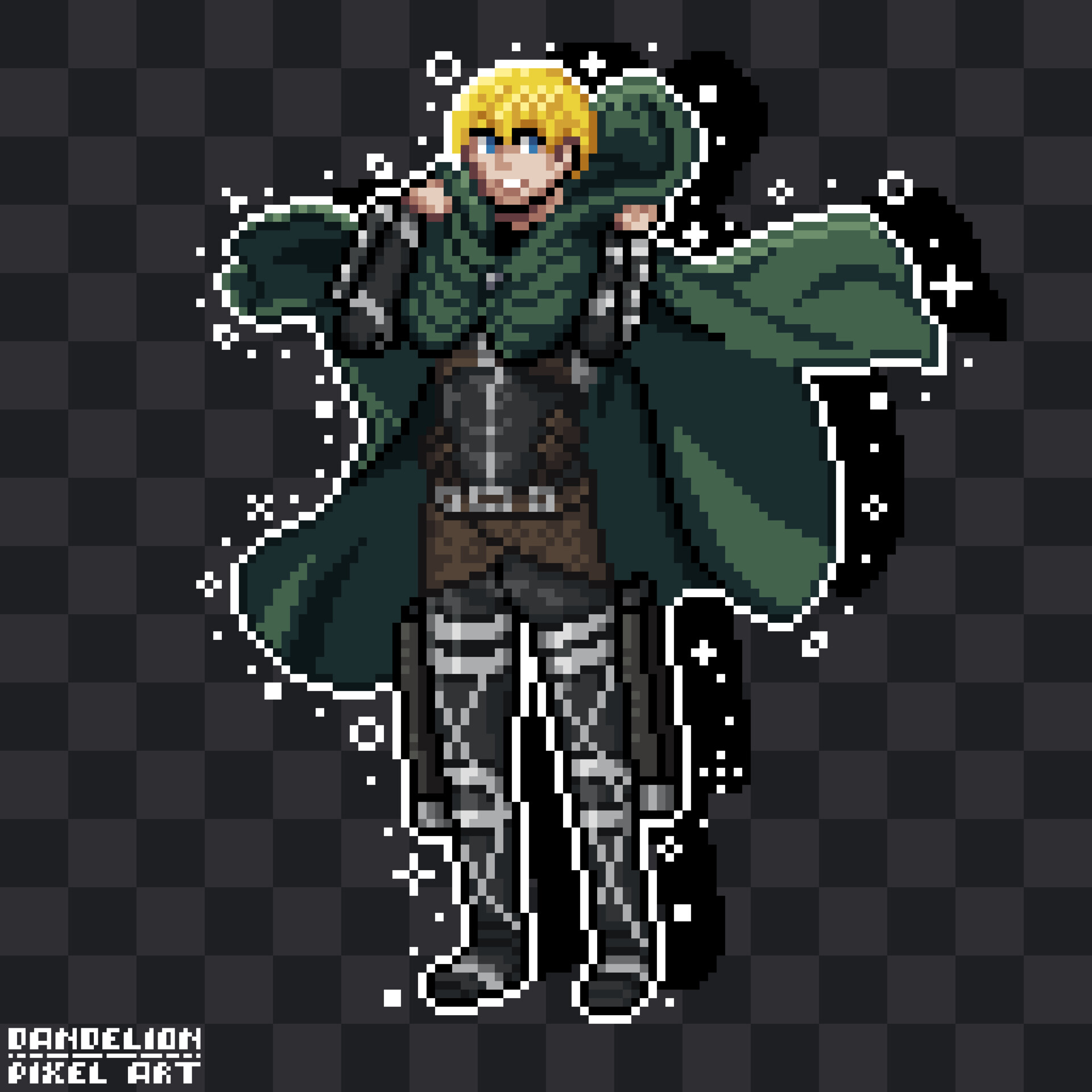ArtStation - Armin Arlert Pixel Art