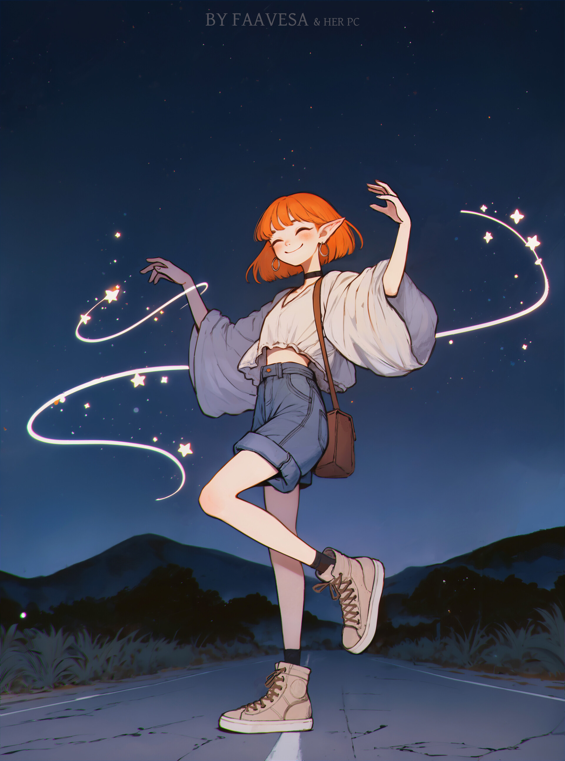 ArtStation - Dancing in moonlight