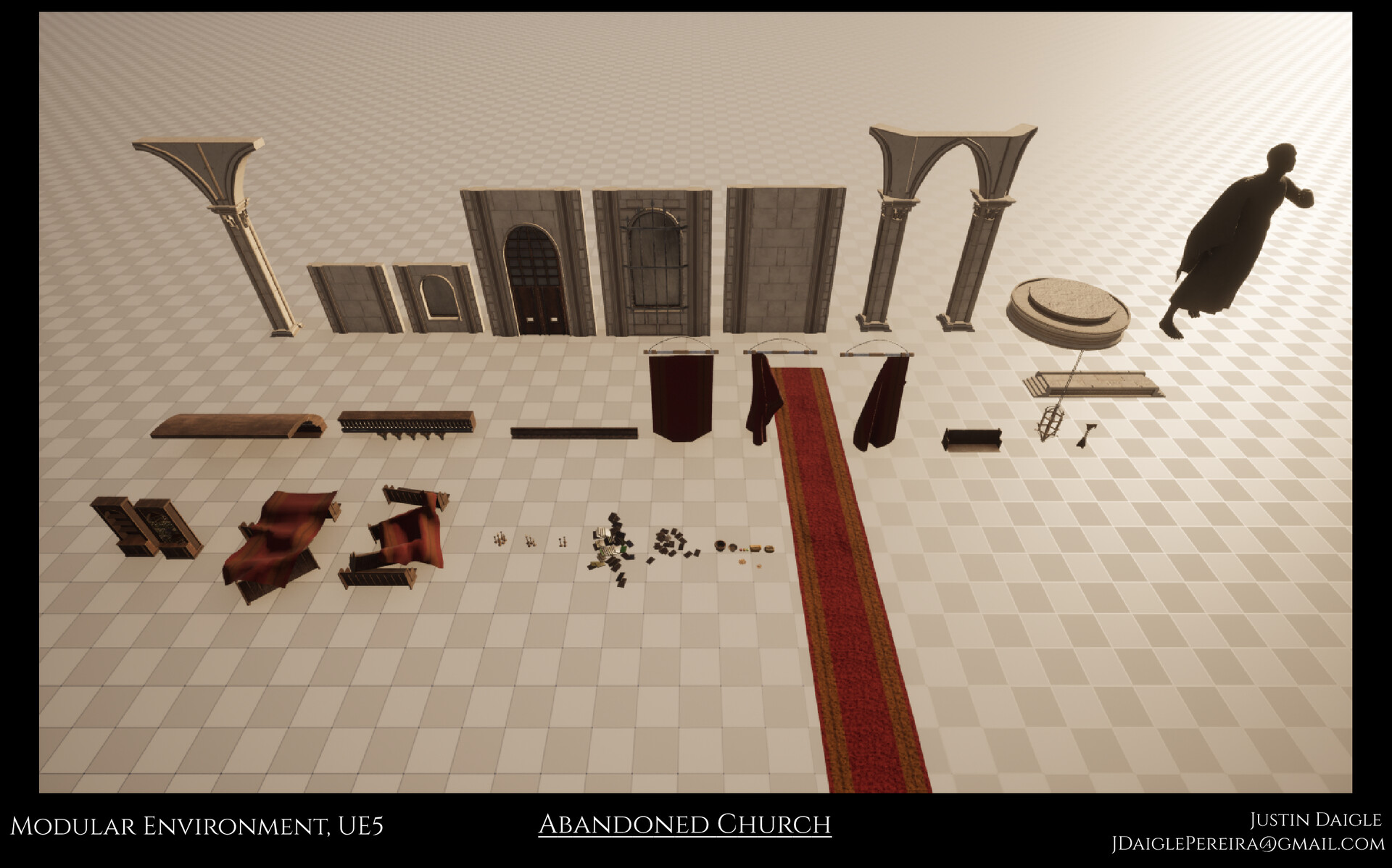 Justin Daigle - Abandoned Church - Modular Environment