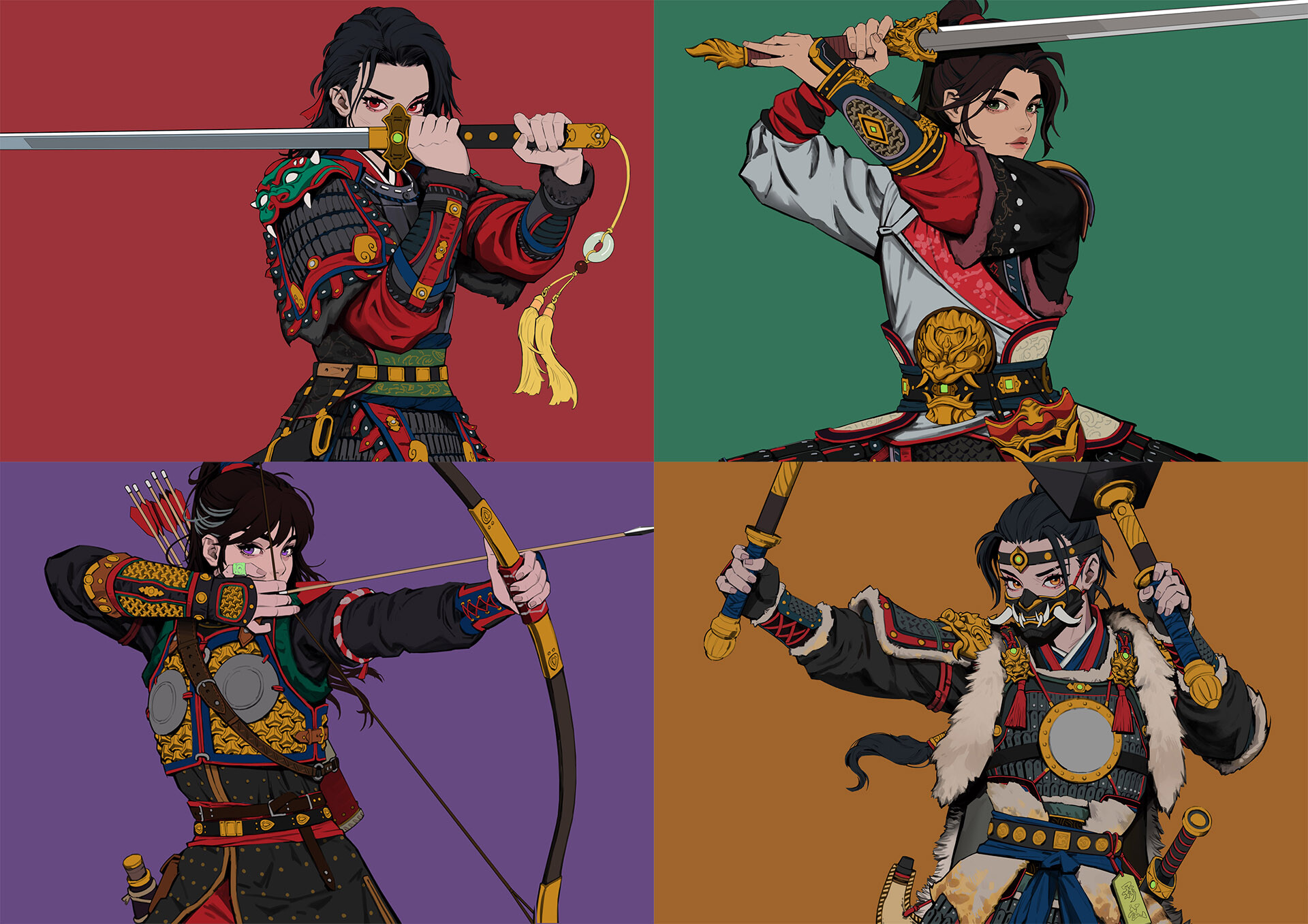 Warriors by Yulin Li : r/ImaginaryArmor