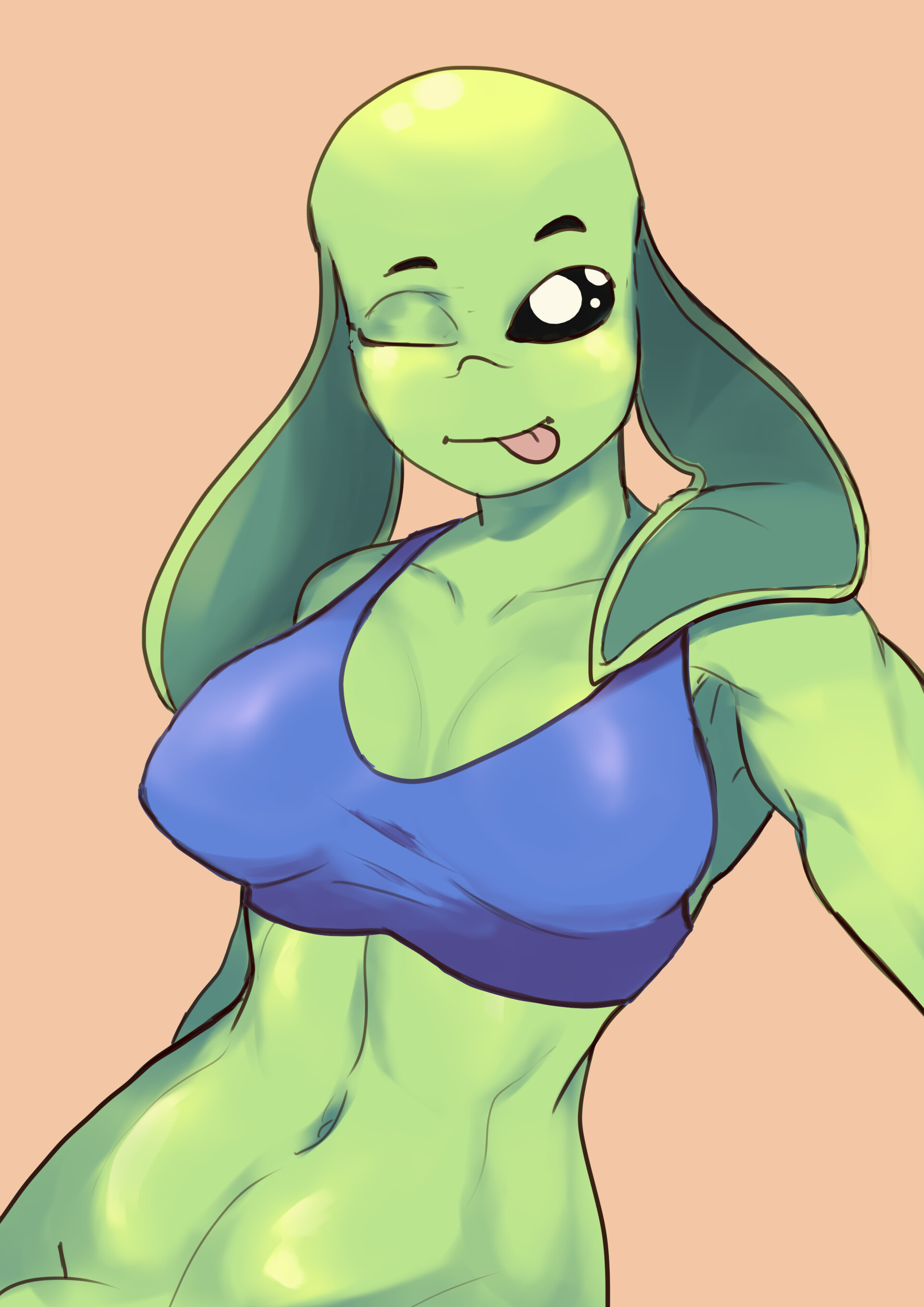 ArtStation - Alien selfie