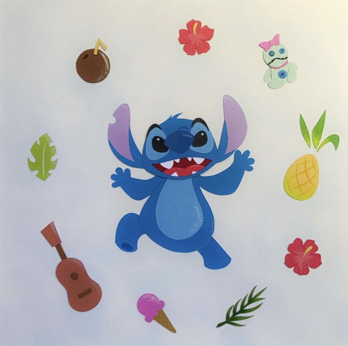 ArtStation - Stitch Circle - handmade paper-art