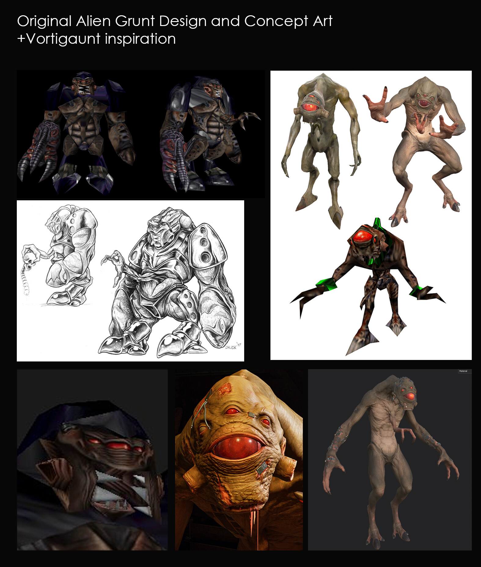 Sam Loveday - Half Life Alien Grunt Redesign