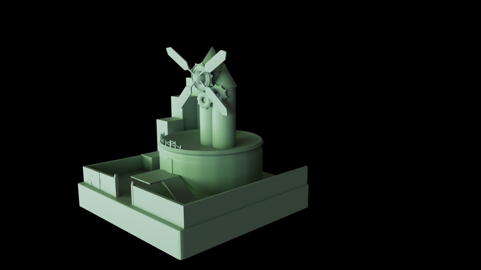 ArtStation - 3D windmill
