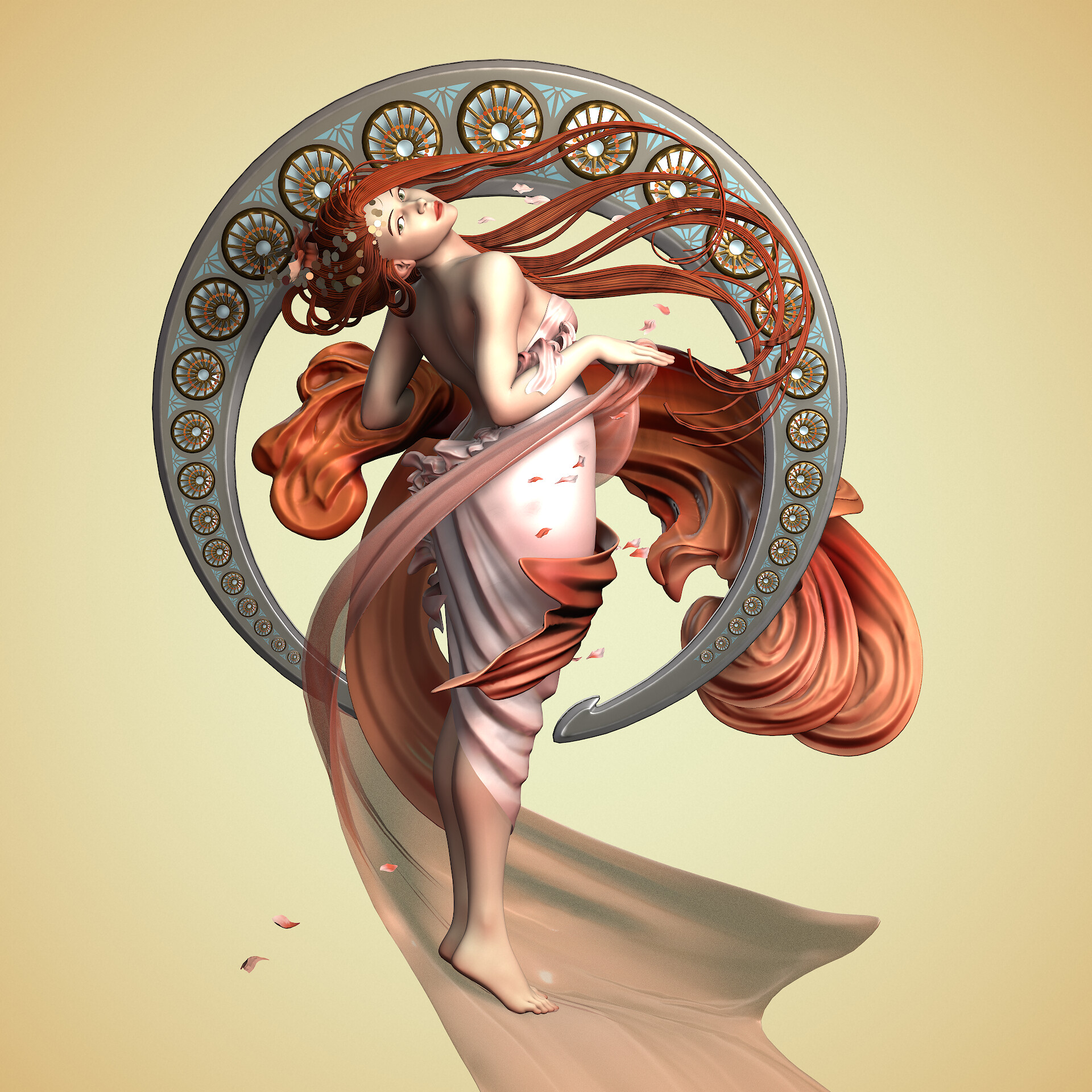 ArtStation - Danse - Alphonse Mucha