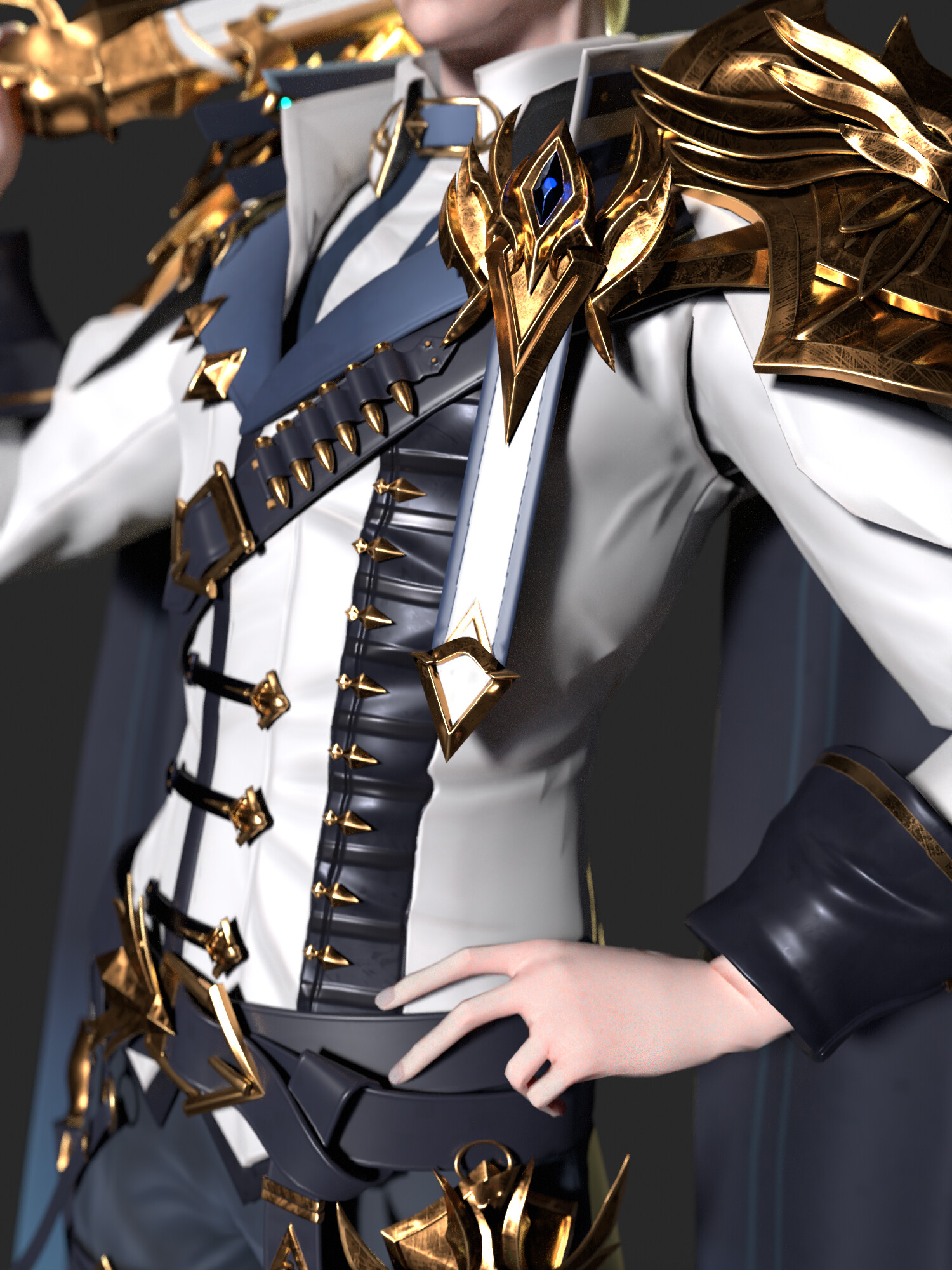 Min kyoung Hwang - Gunner 3D modeling