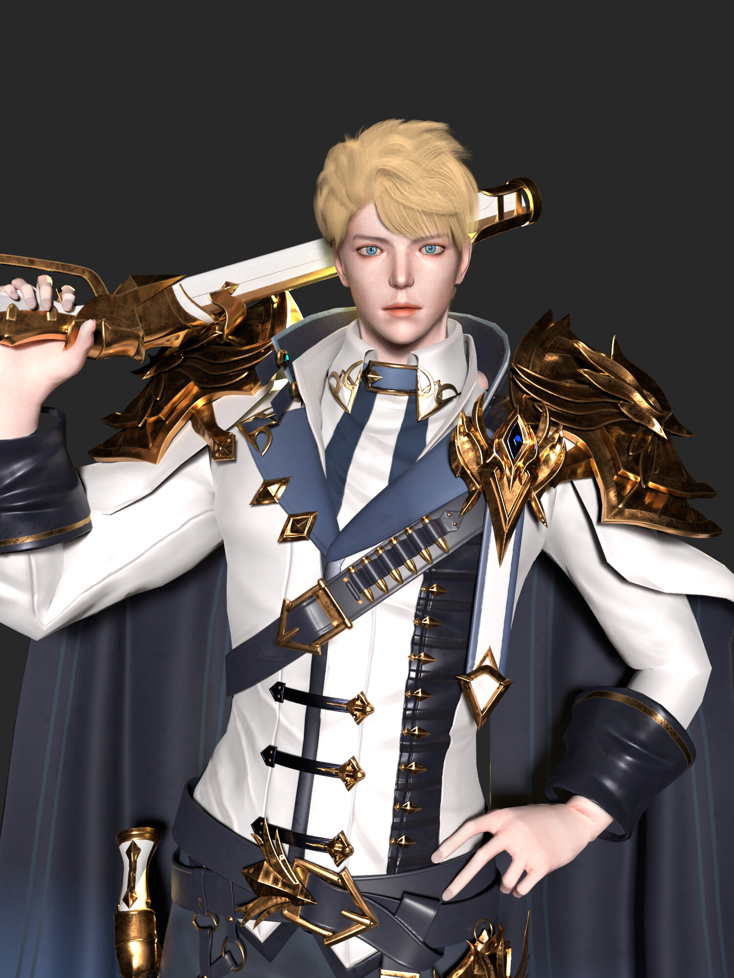 Min kyoung Hwang - Gunner 3D modeling