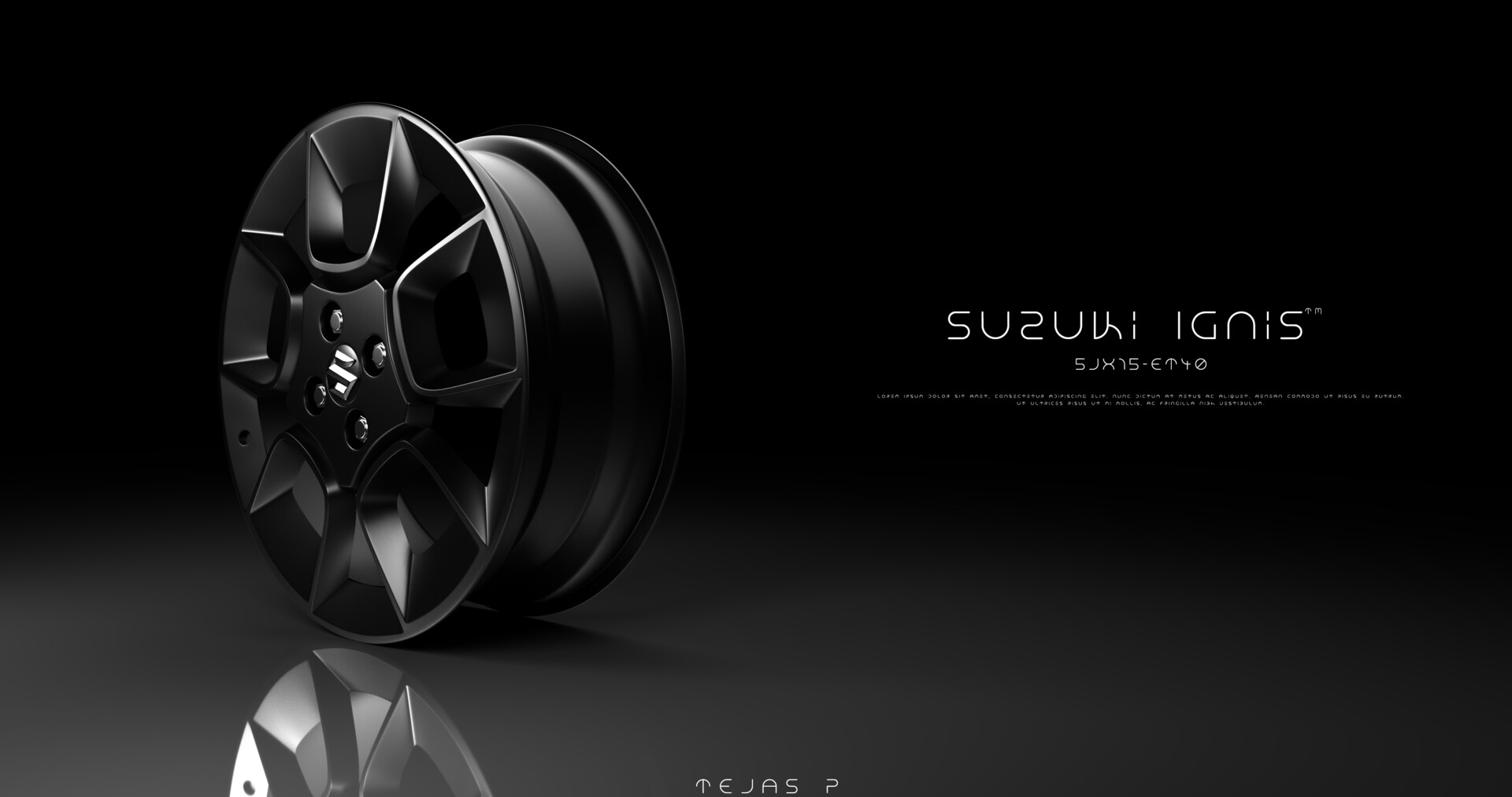 ArtStation - Suzuki Ignis Rims - 5Jx15 ET40