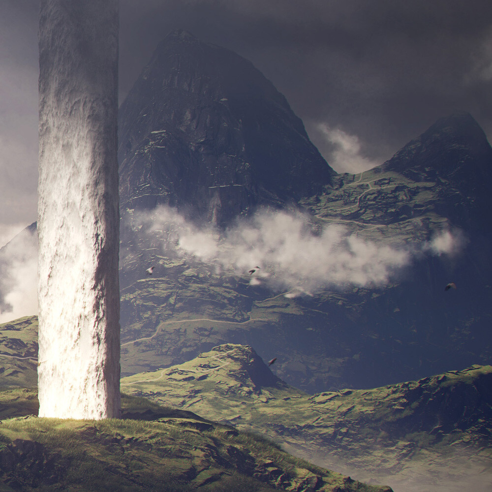 Jeremm01 - Colorful Megalith - White Megalith