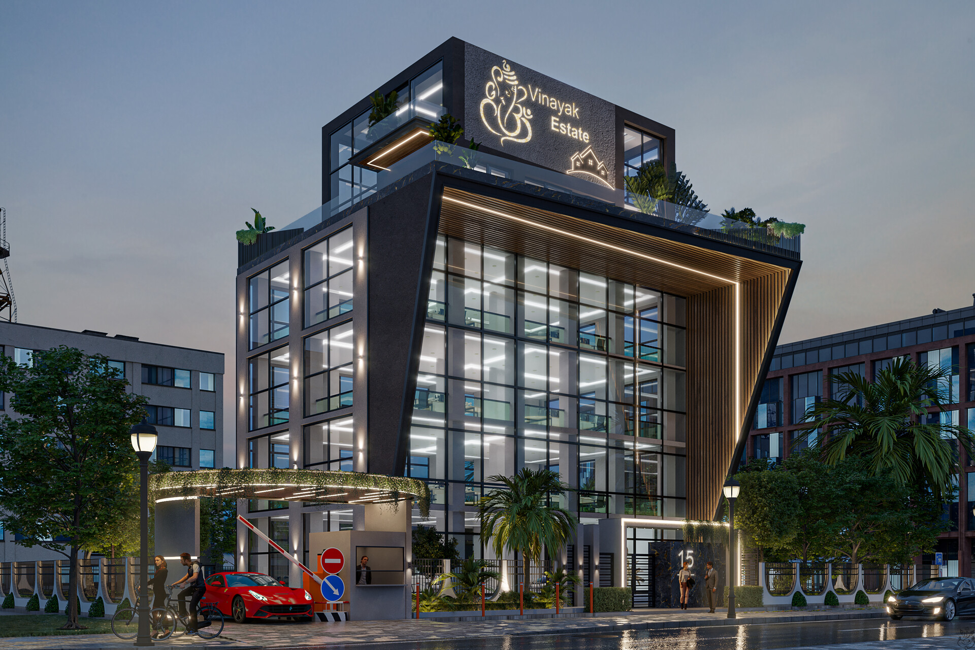 ArtStation - Commercial Exterior Design