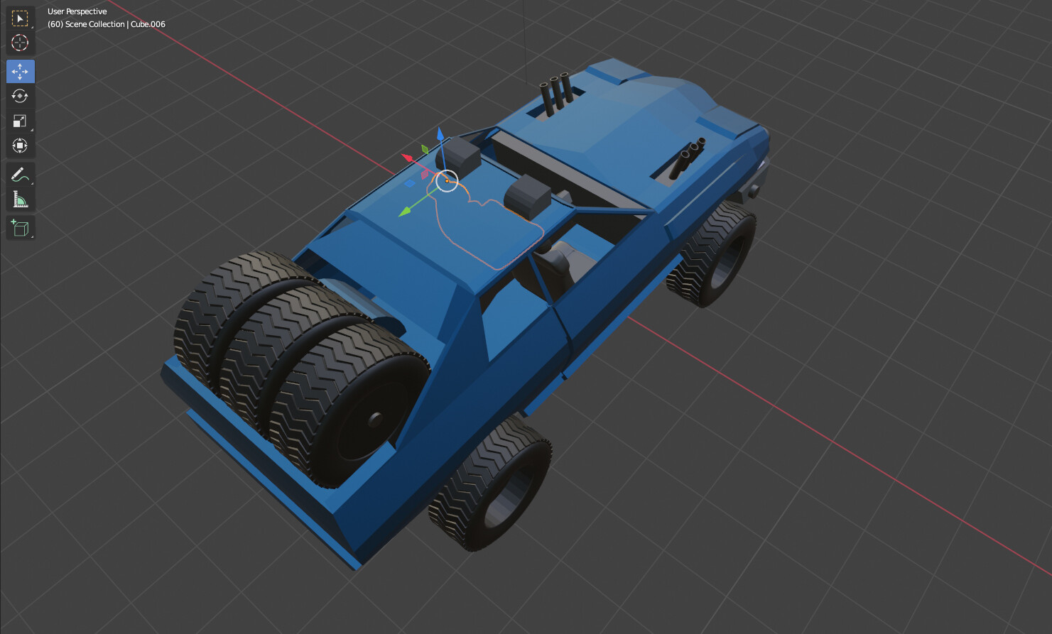 ArtStation - 3D Low poly Car Model
