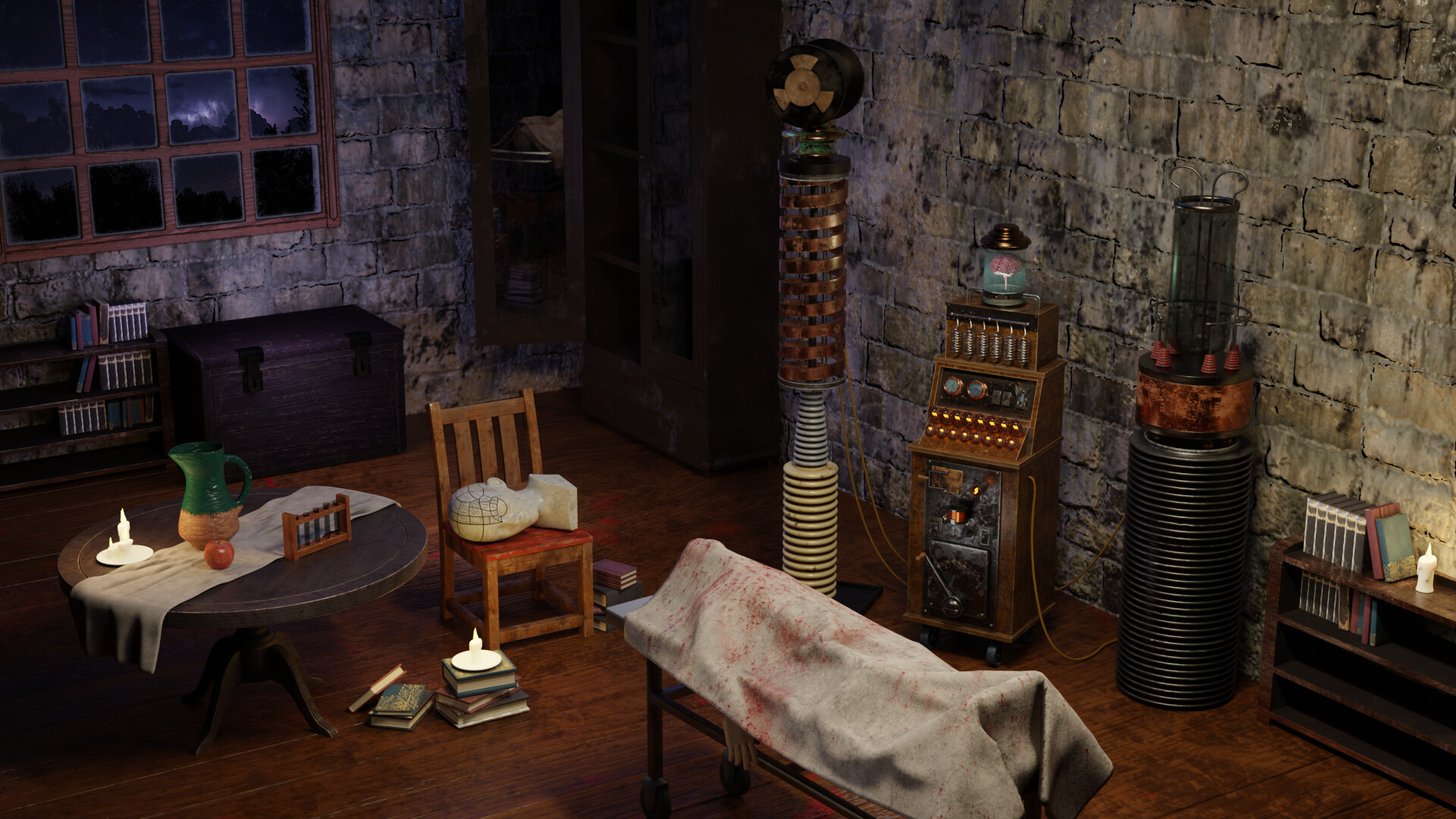 ArtStation - Frankenstein's Laboratory