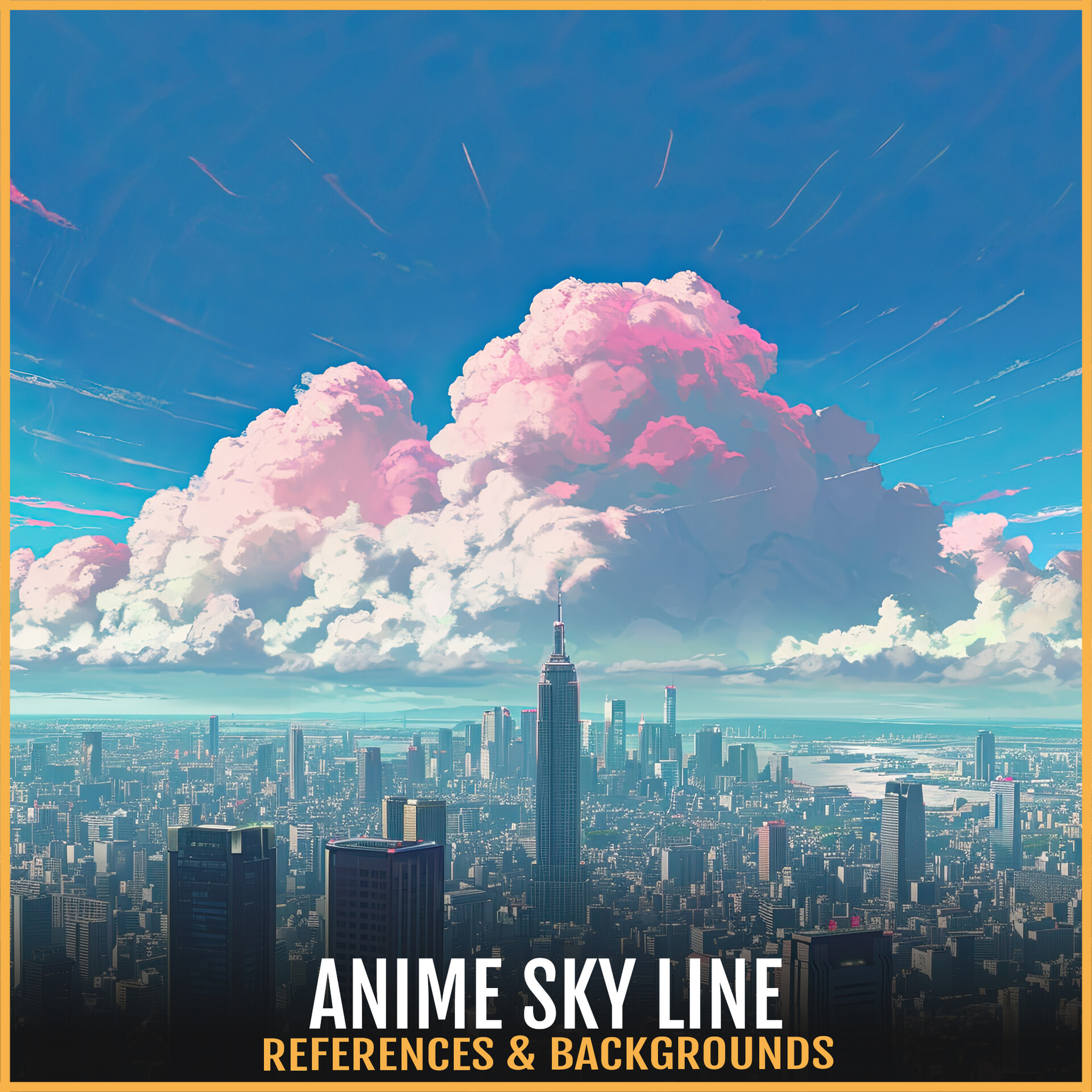 ArtStation - 505 Anime Sky Line References
