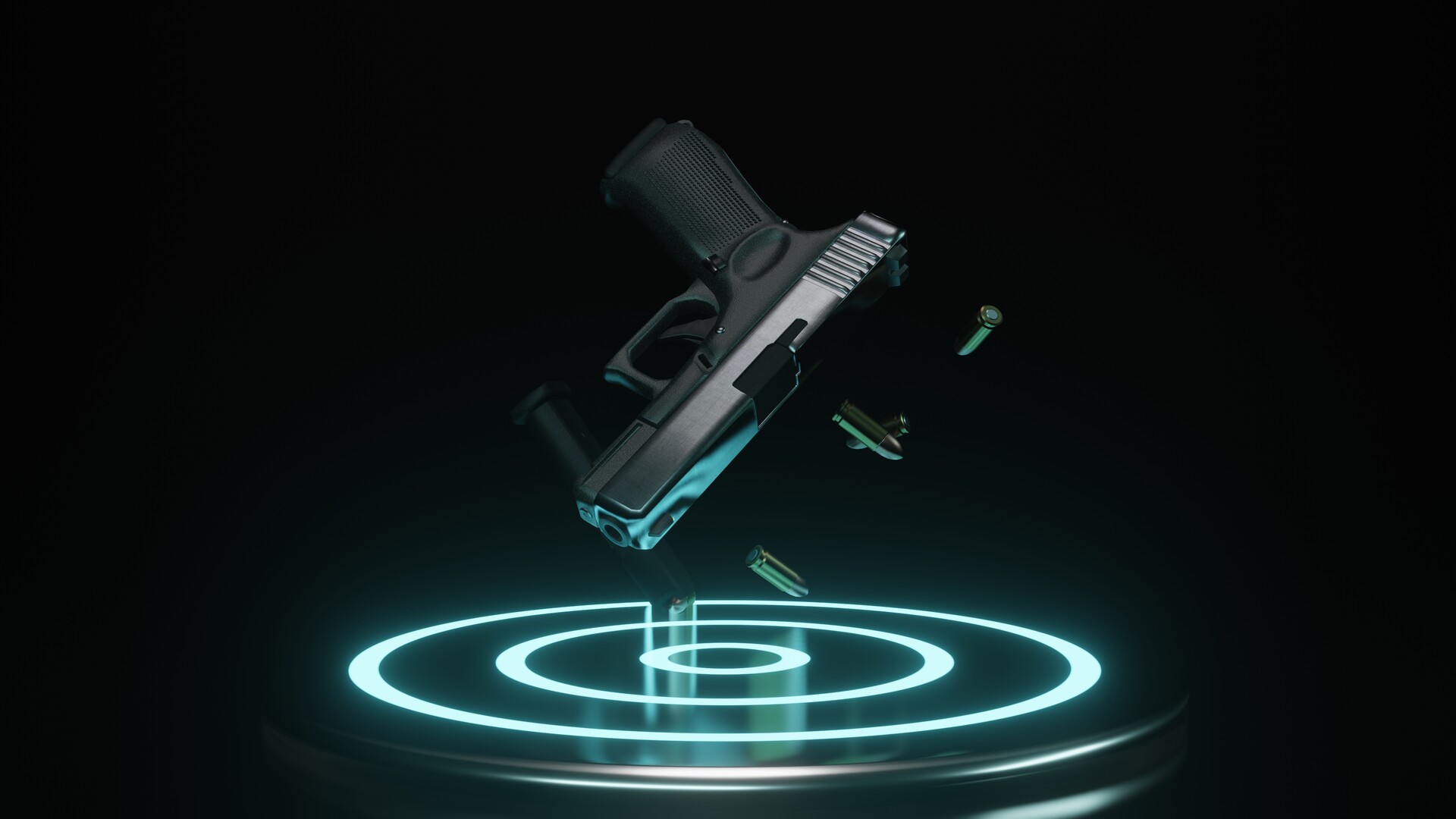 ArtStation - 3D Gun Hover/Blueprint