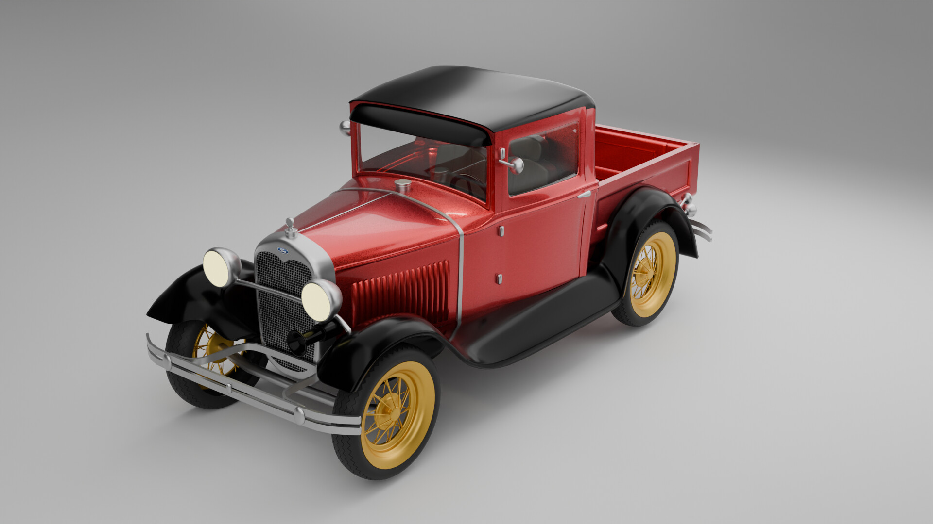 ArtStation - Ford model A pickup