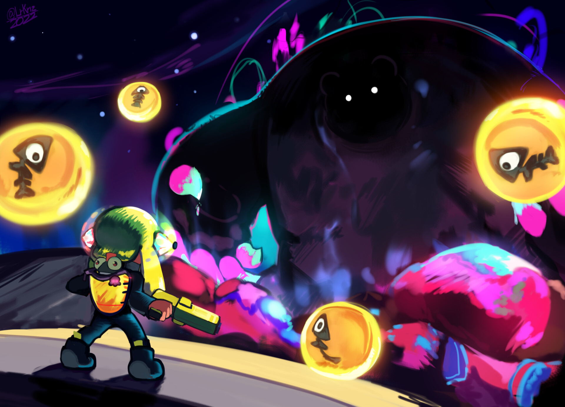 ArtStation - Splatoon story mode fanart