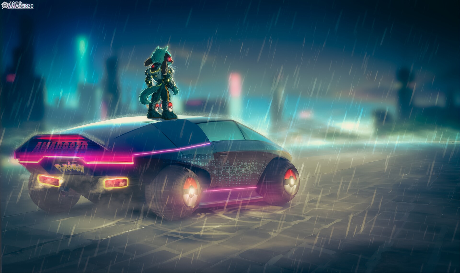 ArtStation - Riolu Pokemon The amazing and amazing car I ordered from Ras