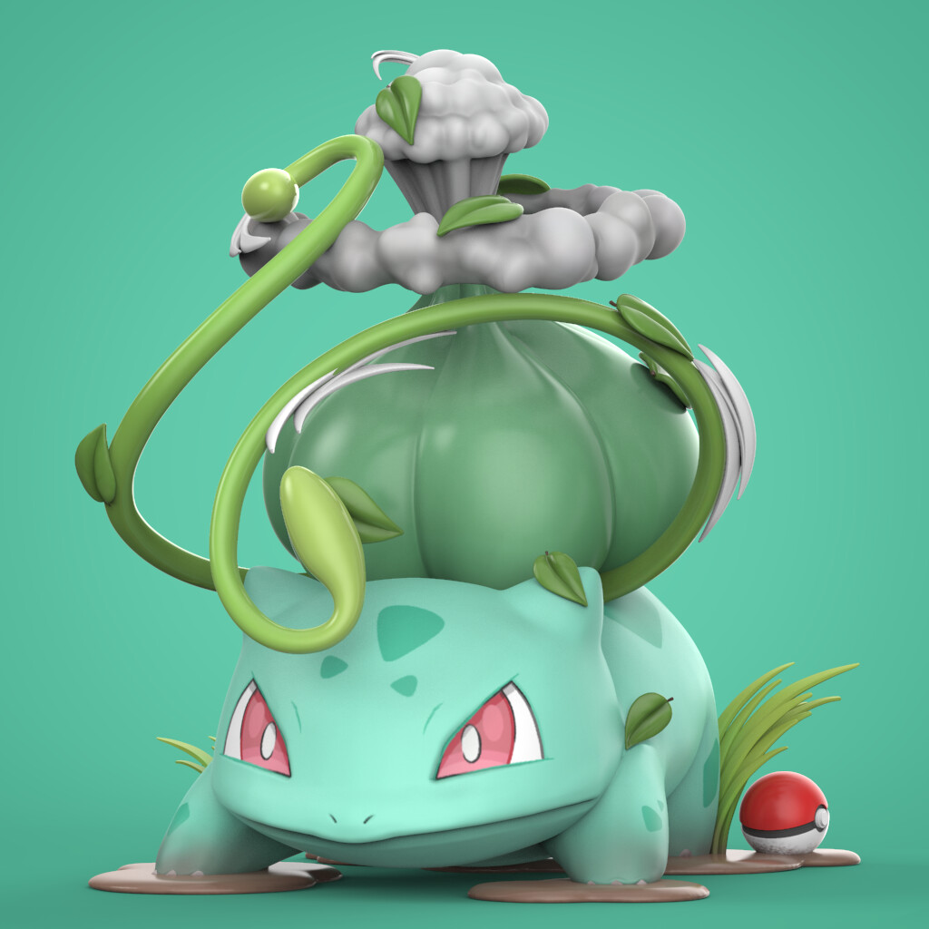 ArtStation - Bulbasaur / Bulbizarre