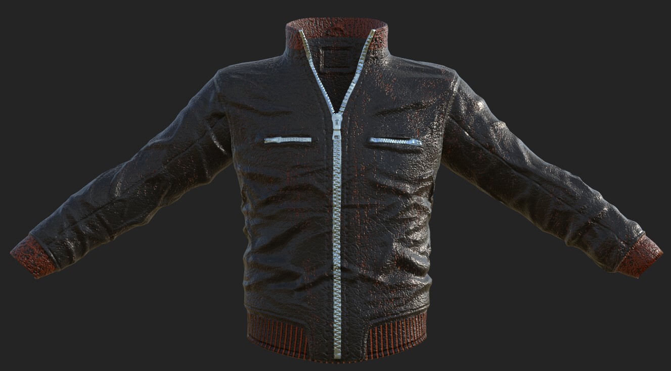ArtStation - Leather Jacket Final Design