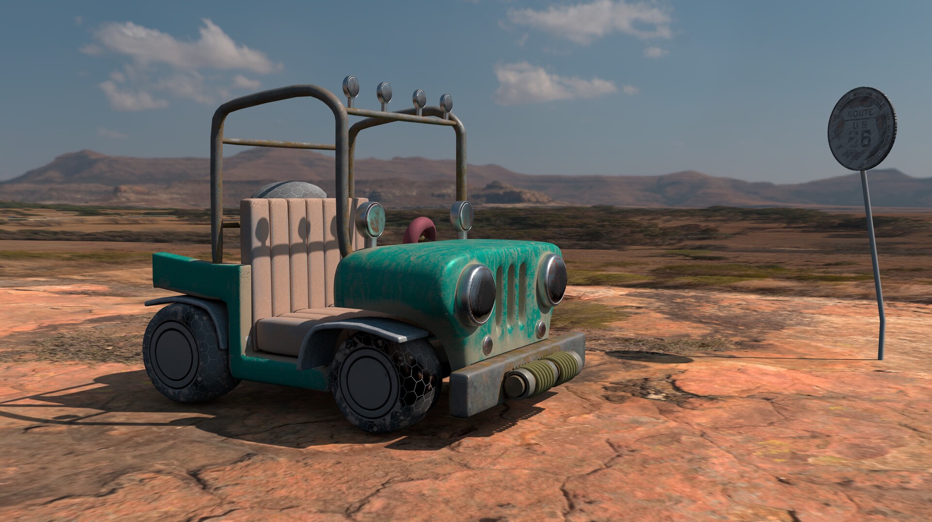 ArtStation - PROJECT HOLD JEEP ADVENTURE